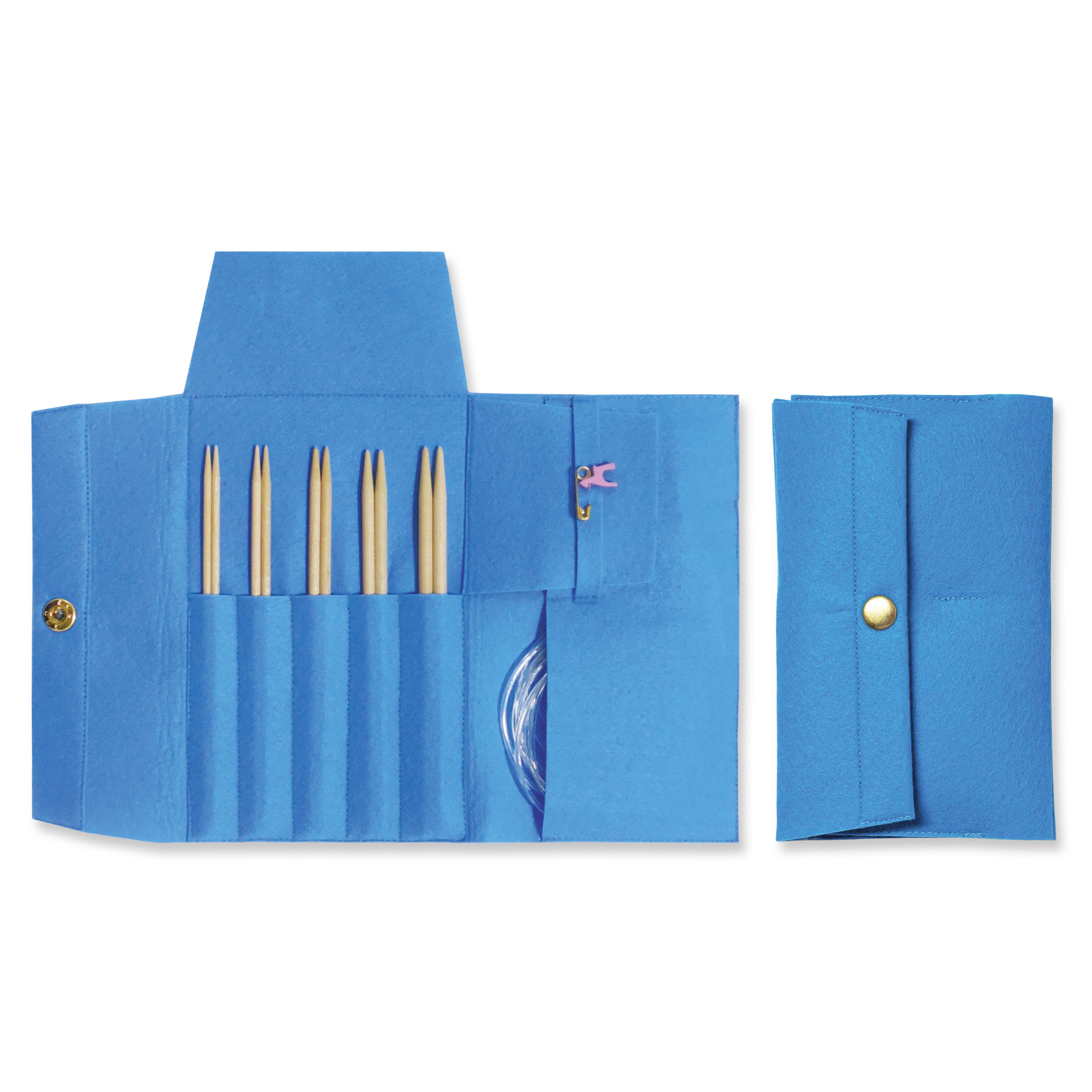 Knitting Pins: Circular: Interchangeable: Maple: Deluxe Set: 14cm x 3. ...