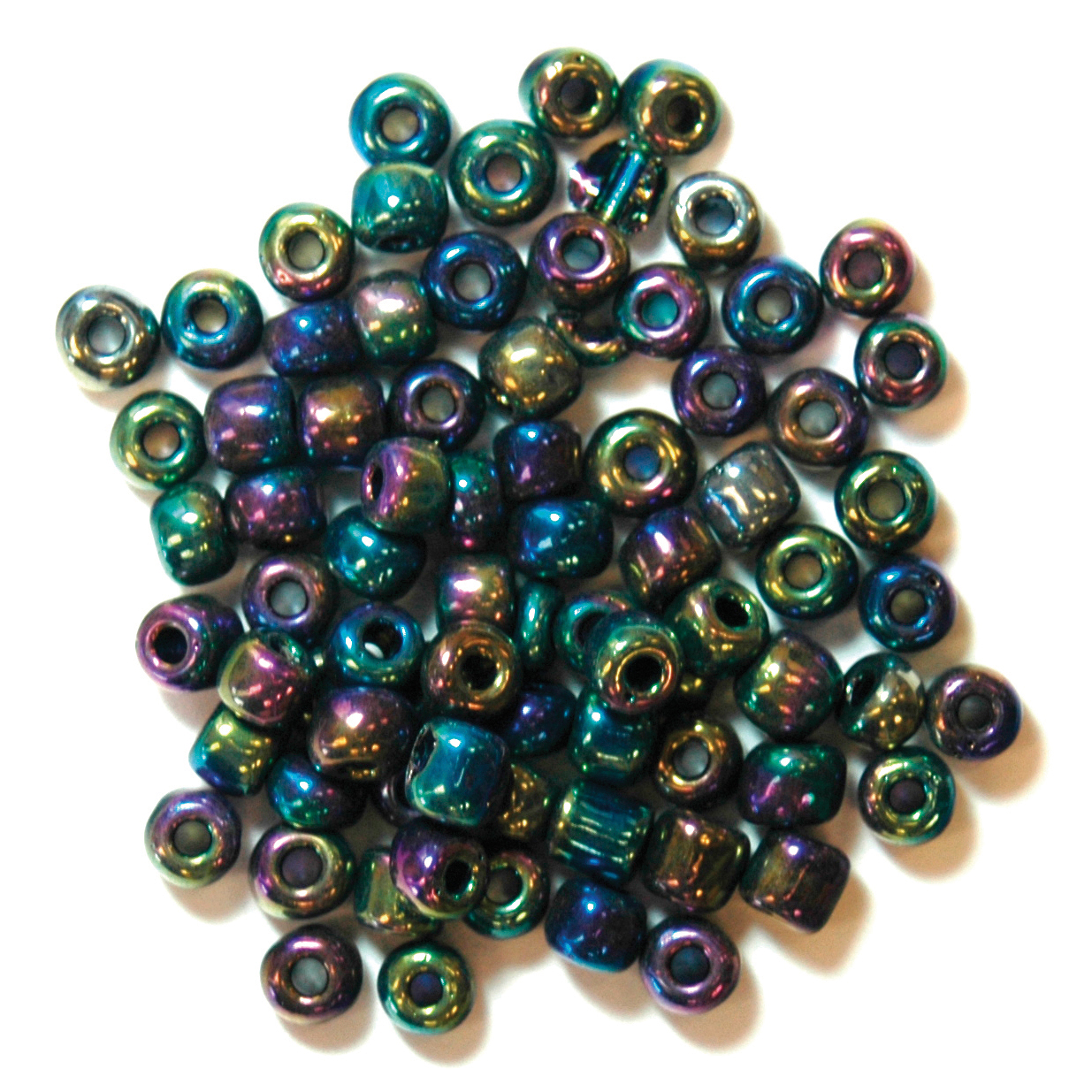 Beads: E Beads: Rainbow: 5 Packs of 8g - Trimits - Groves and Banks