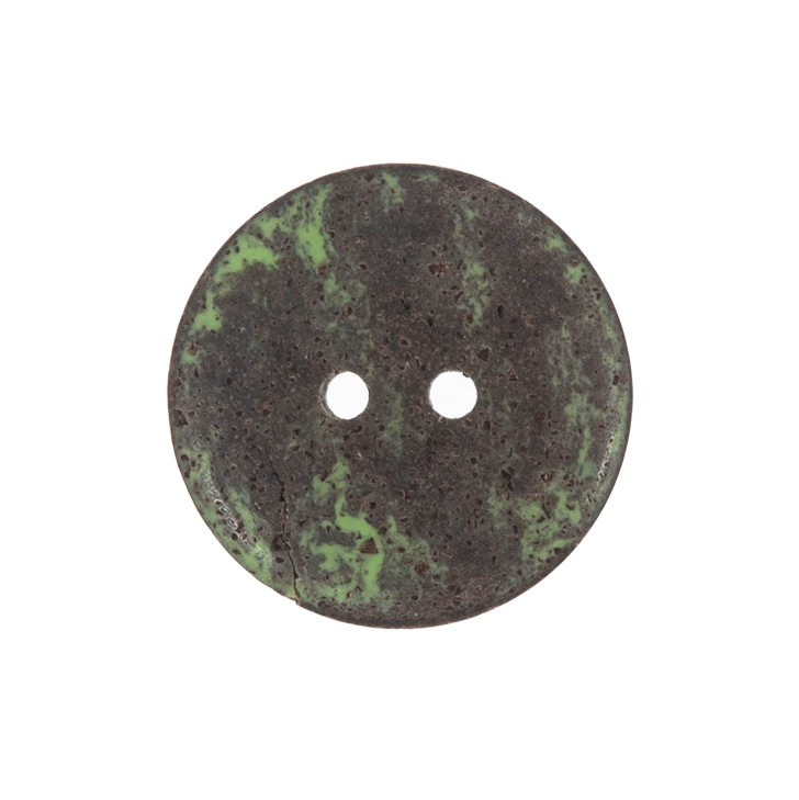 Button: Eco-Conscious: Recycled Coffee Grounds: 2 Hole: 18mm: Black ...
