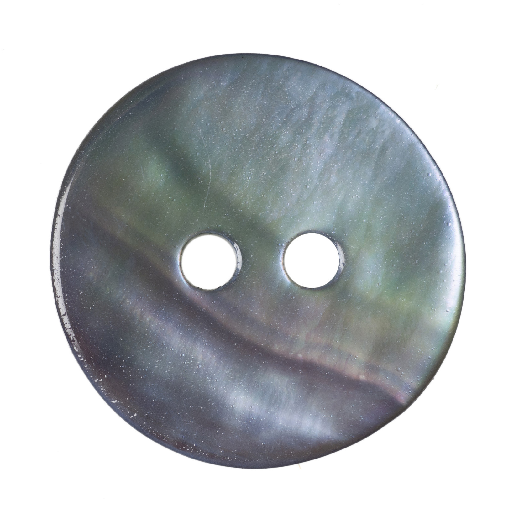 Button: Dyed Agoya Shell: 15mm: Pale Blue - Trimits Loose Buttons ...