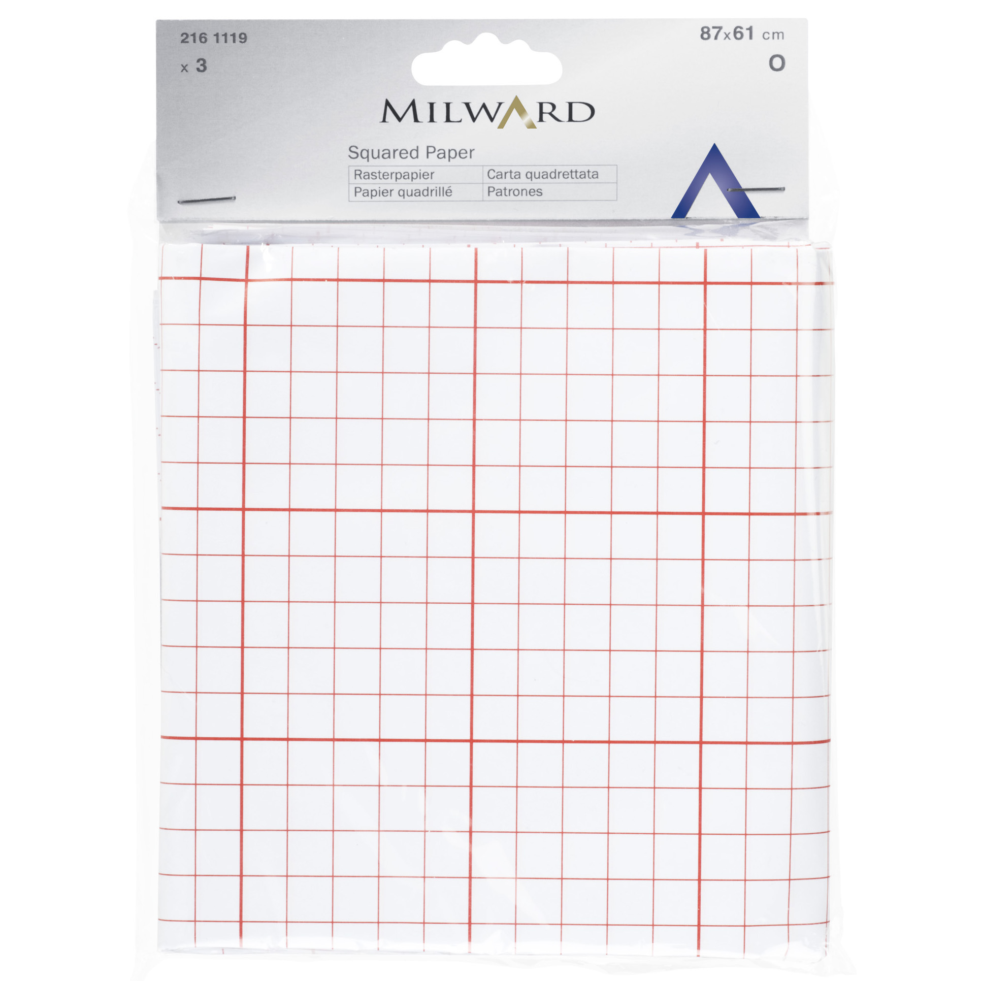 Tracing Paper: Dressmakers: Squared: 87 x 61cm: 3 Sheets - Milward ...