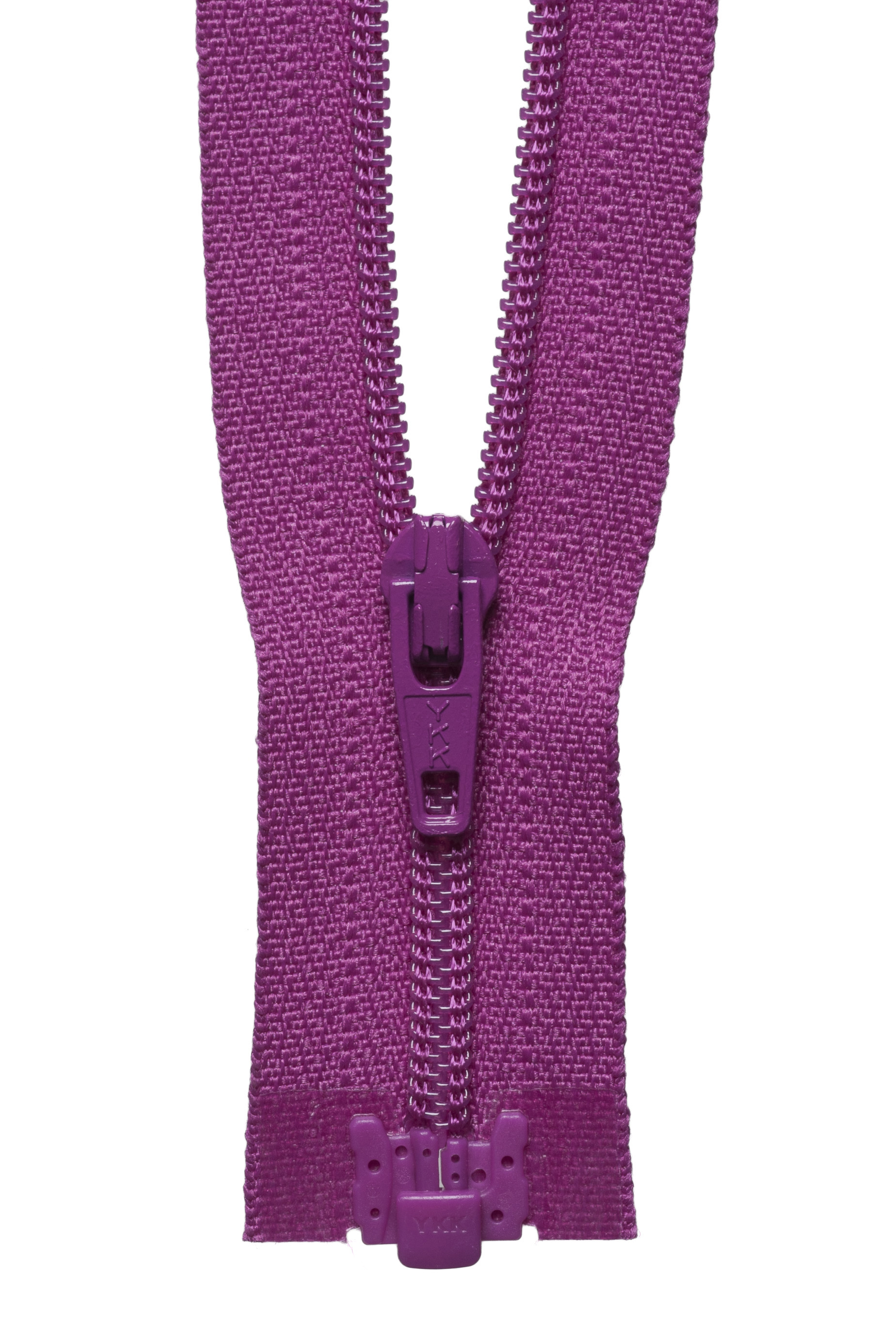 Light-Weight Open End Zip: 36cm: Cerise - YKK - Groves and Banks