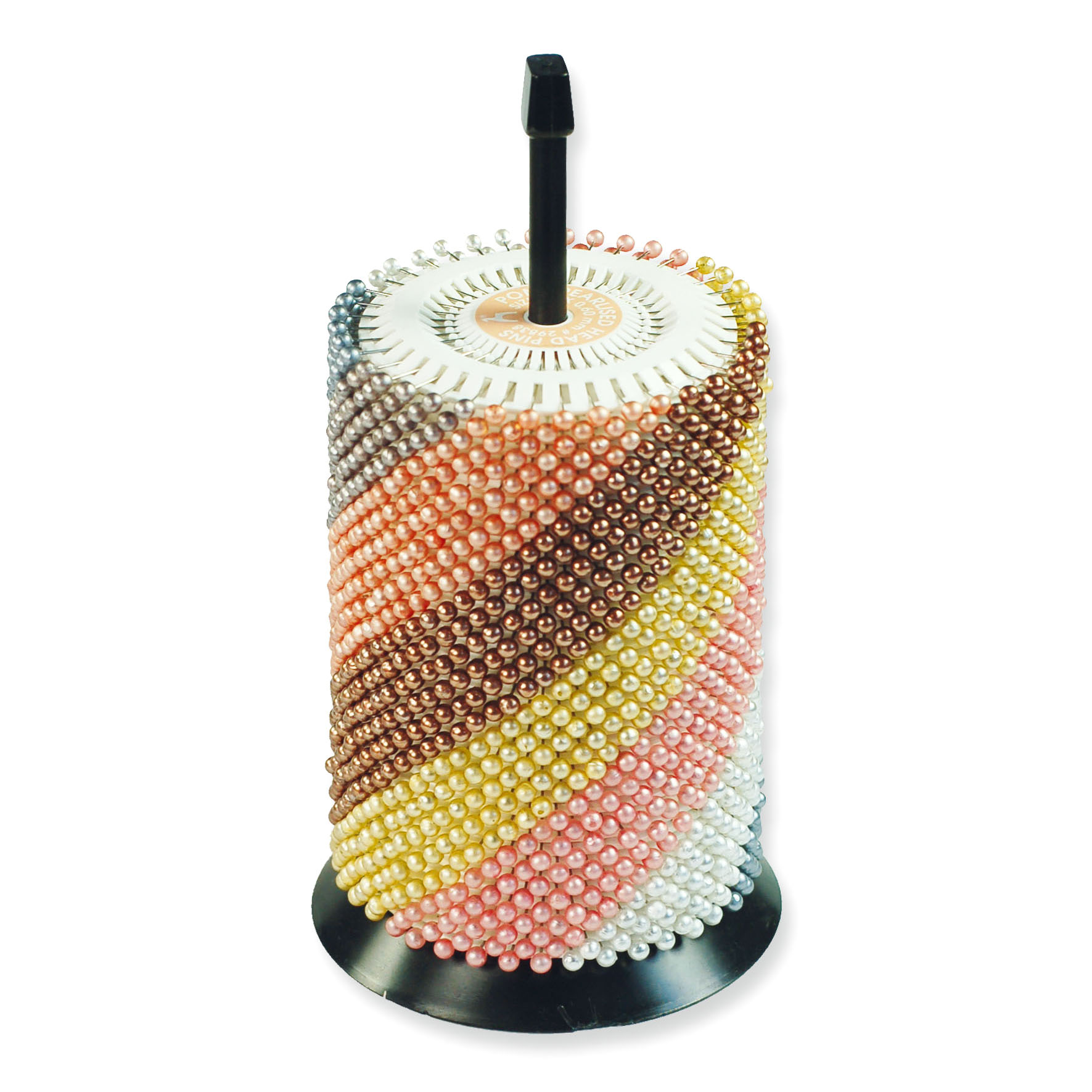 Counter Display Unit: Pin Rosettes: Metallic Pearl Head Pins: Assorted ...