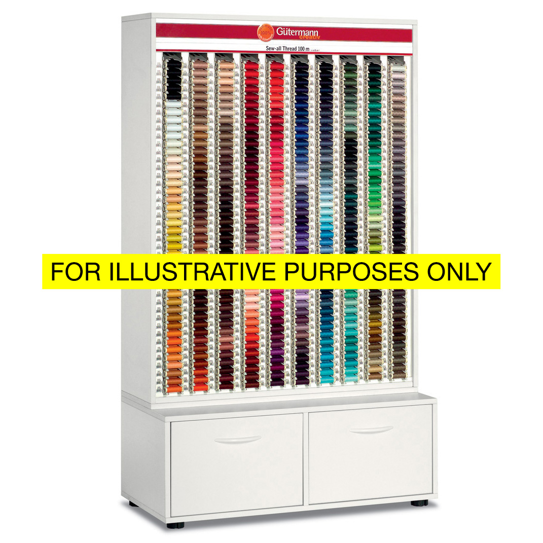 Floor Stand: Sew-All 100m; Top Stitch 30m; Extra Strong M 782 100m: 3 ...