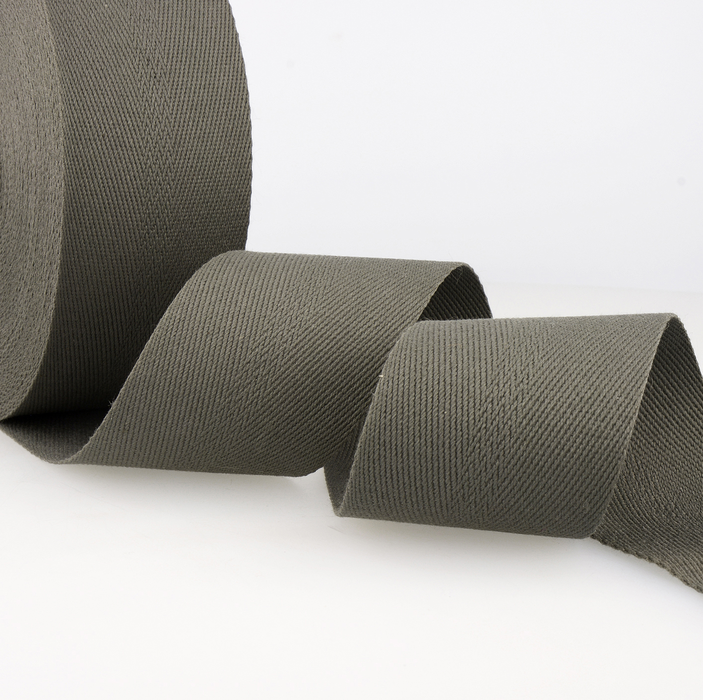 Trim: Webbing: 20m x 50mm: Grey Black - Stephanoise - Groves and Banks