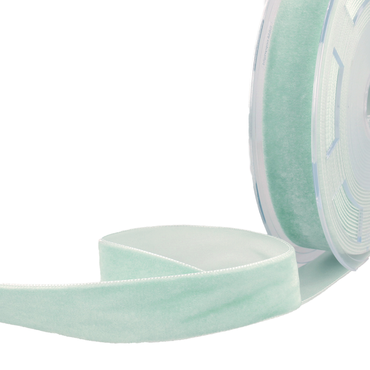 Ribbon: Velvet: 10m x 25mm: Pale Blue - Stephanoise - Groves and Banks