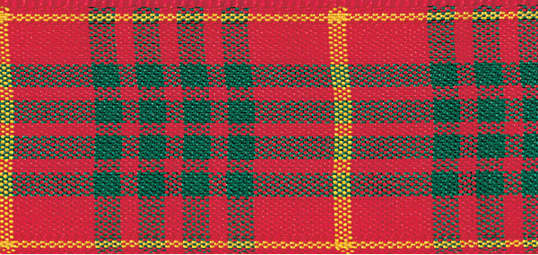 Ribbon: Woven Tartan: 25m x 40mm: Cameron - Berisfords - Groves and Banks