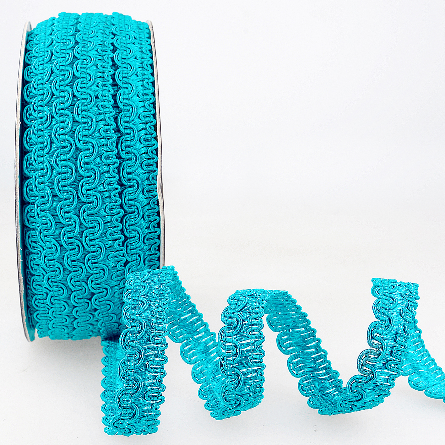 Trim: Braid: Rayon: 25m x 11mm: Turquoise Blue - Stephanoise - Groves ...