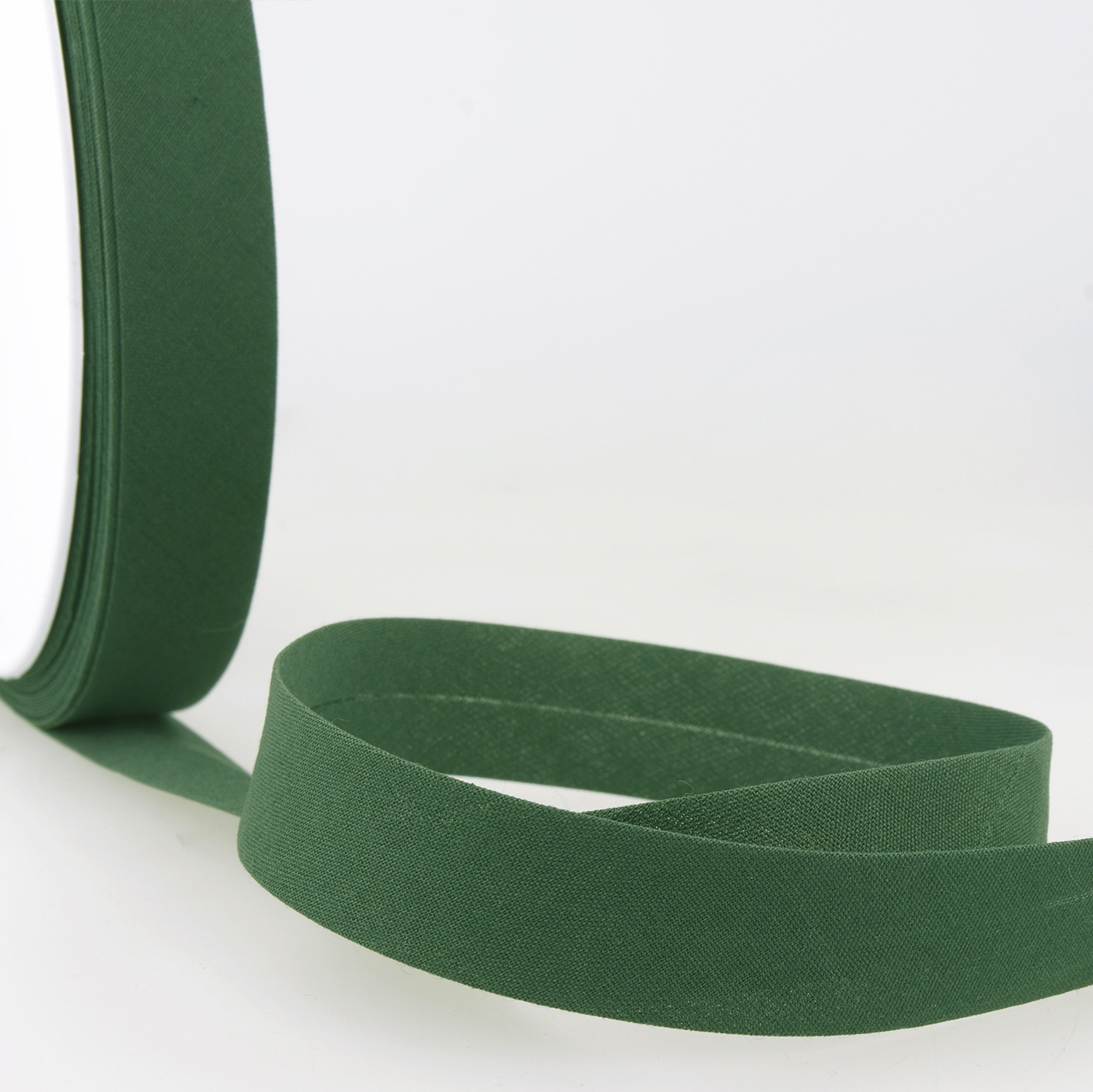 Trim: Bias Binding: Polycotton: 40m x 20mm: Bottle Green - Stephanoise ...