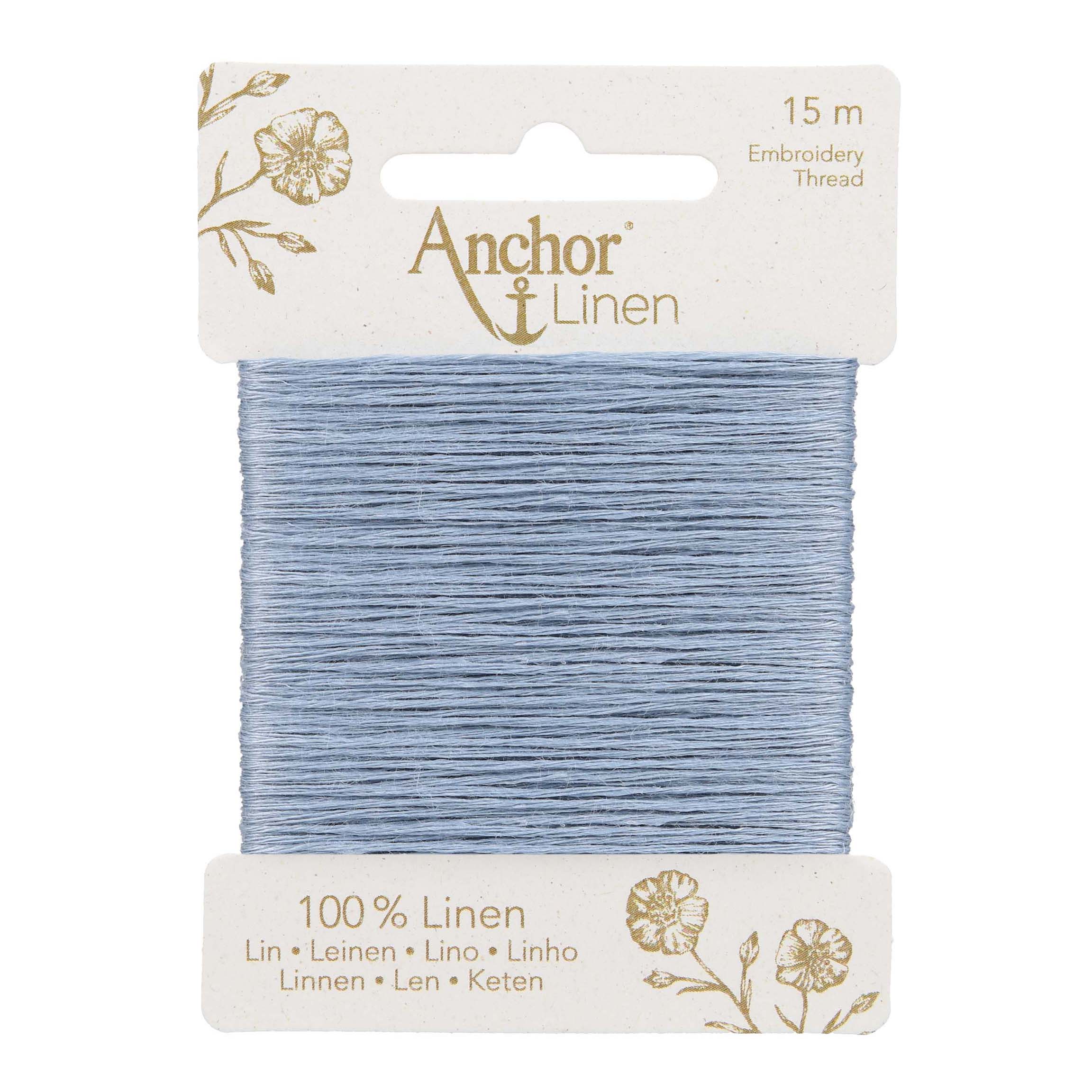 Linen: 10 x 15m: Rain - Anchor - Groves and Banks