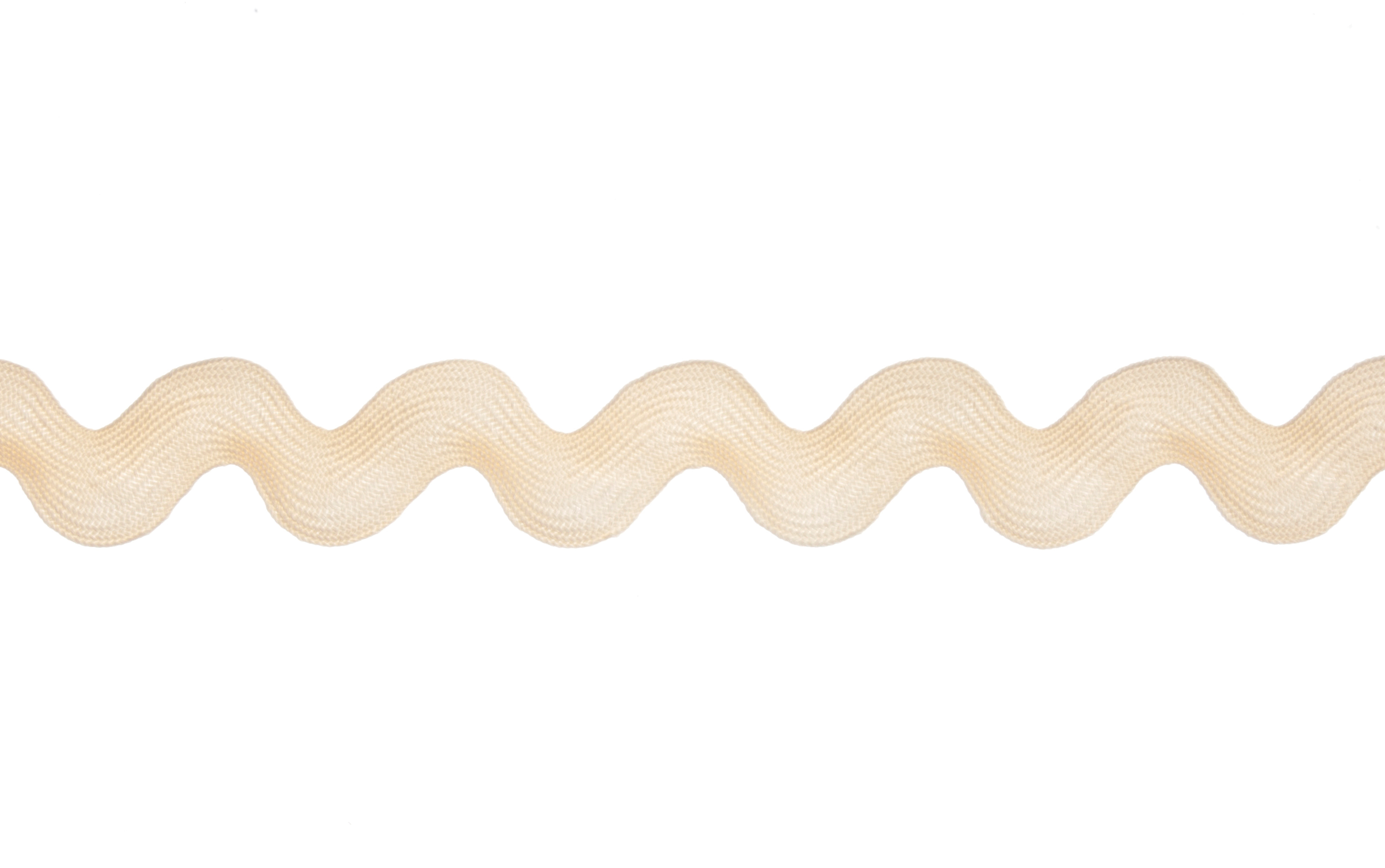 Trim: Ric Rac: Polyester: 25m x 22mm: Cream - Essential Trimmings ...