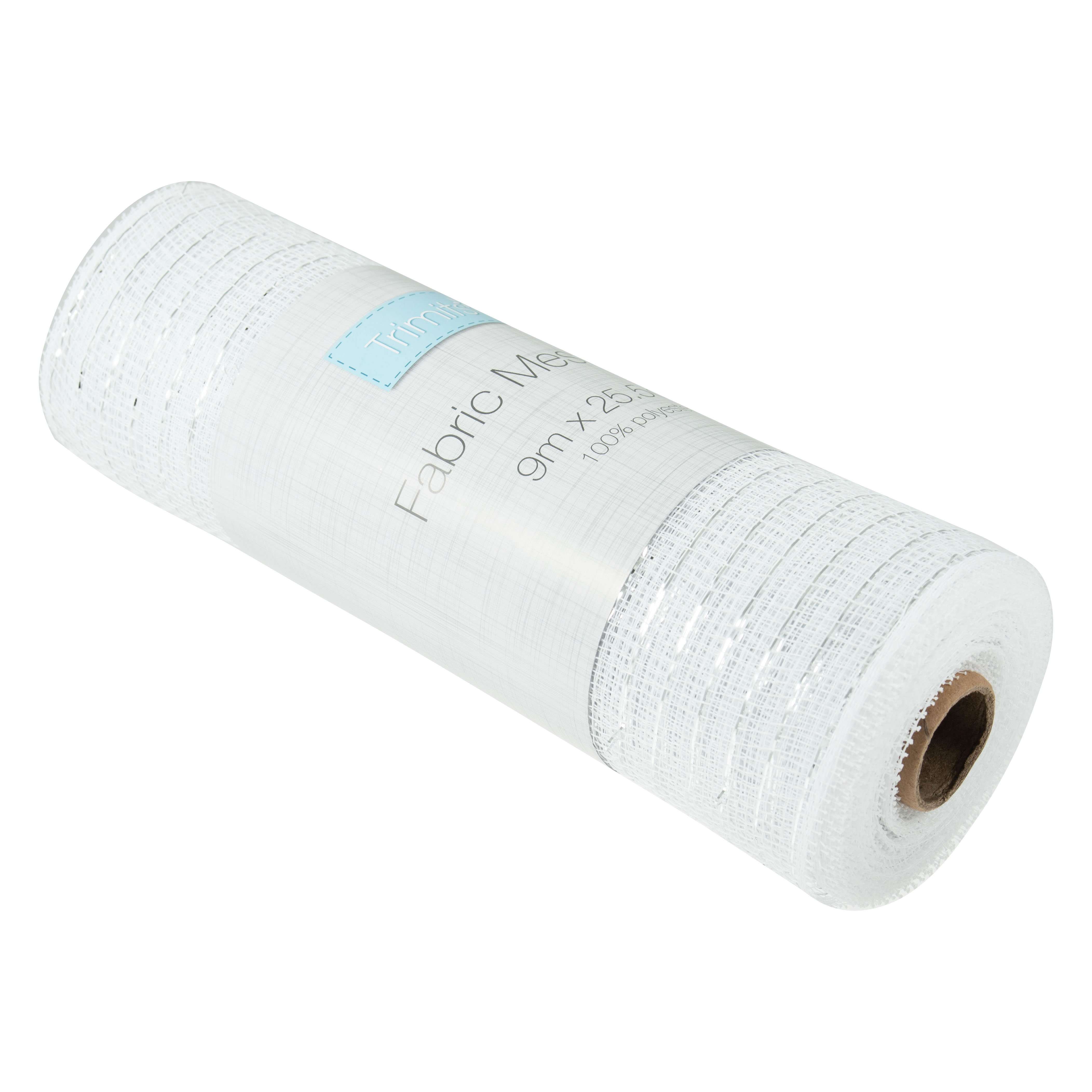Fabric Rolls: Mesh: 9m x 25.5cm: White: 4 Pack - Trimits - Groves and Banks