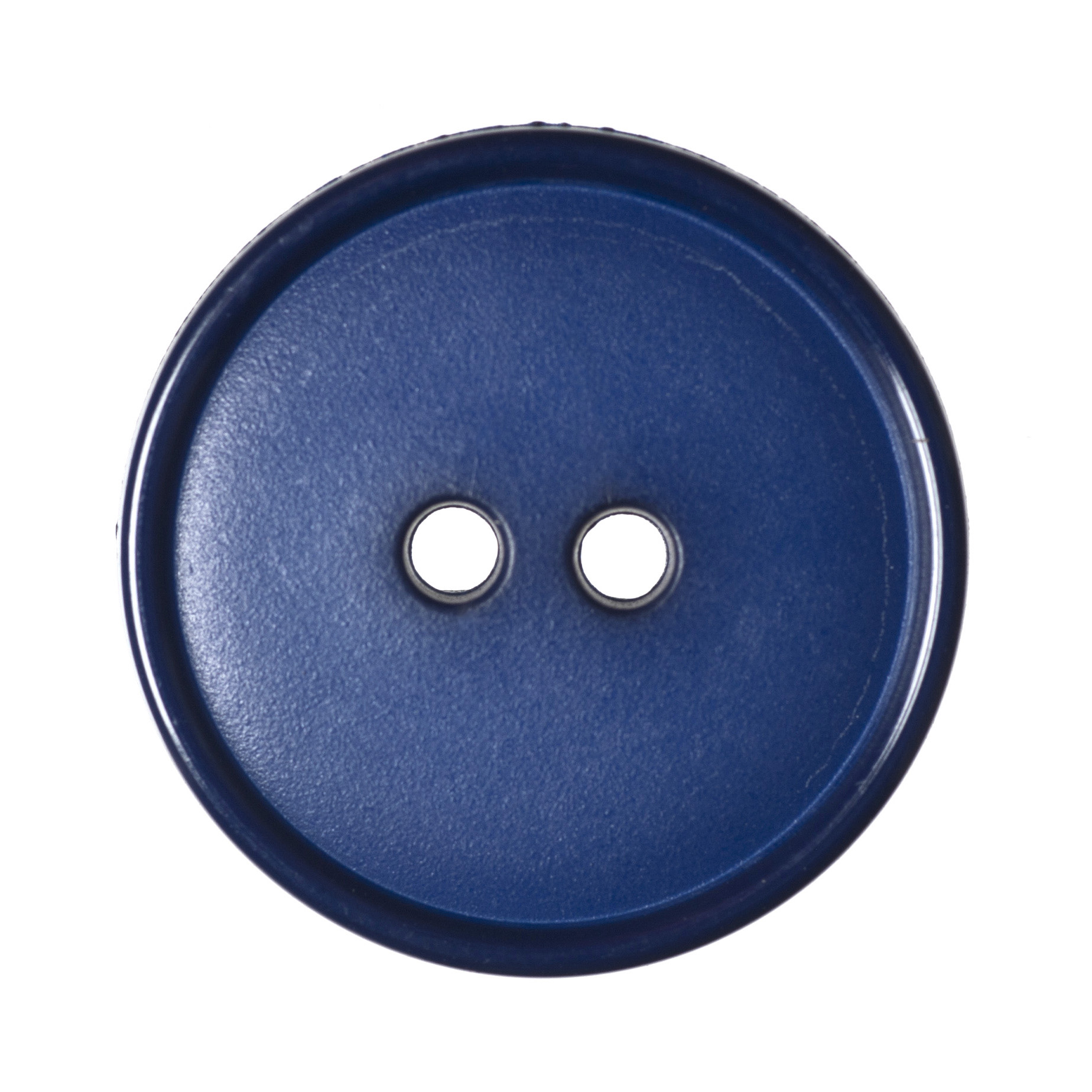 Buttons: Flat Top: Narrow Rim: 2-Hole: 20mm: Navy - Trimits Loose ...