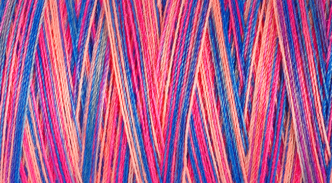 Miniking Overlocking Thread: 1,000m: Multi-colour - Gutermann - Groves ...