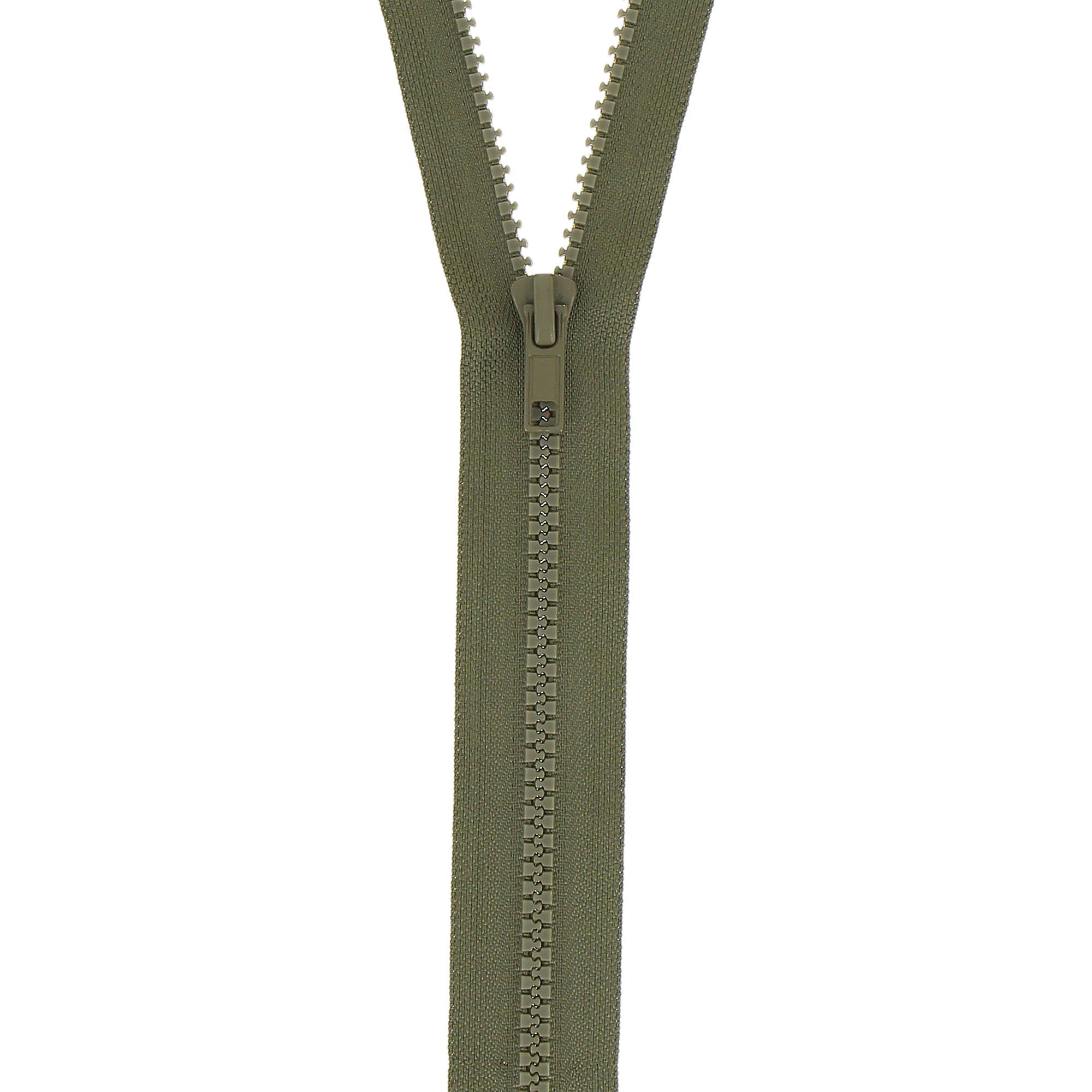 Chunky Open End Zip: 30cm: Moss - Milward Zips - Groves and Banks