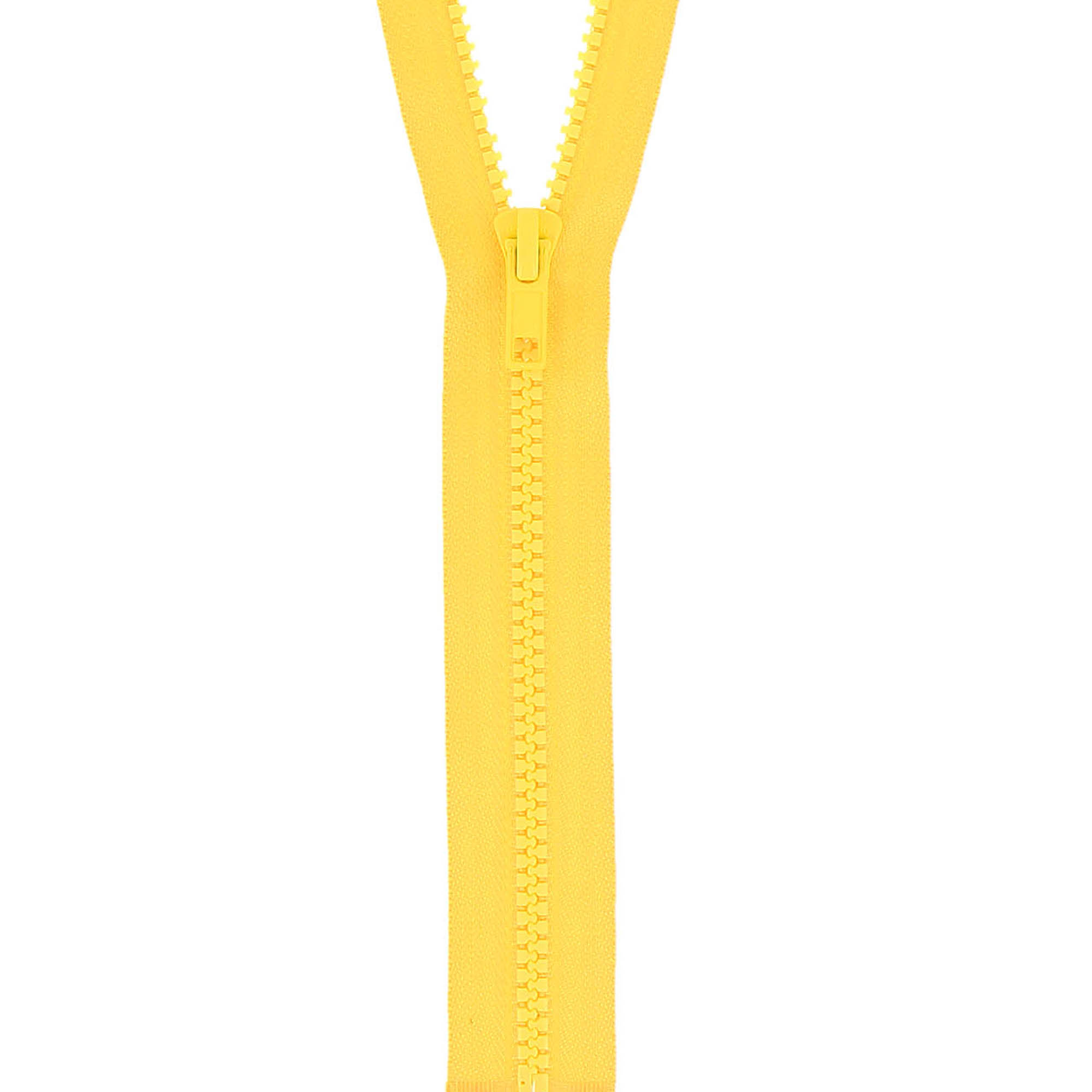 Chunky Open End Zip: 35cm: Yellow Gold - Milward - Groves and Banks