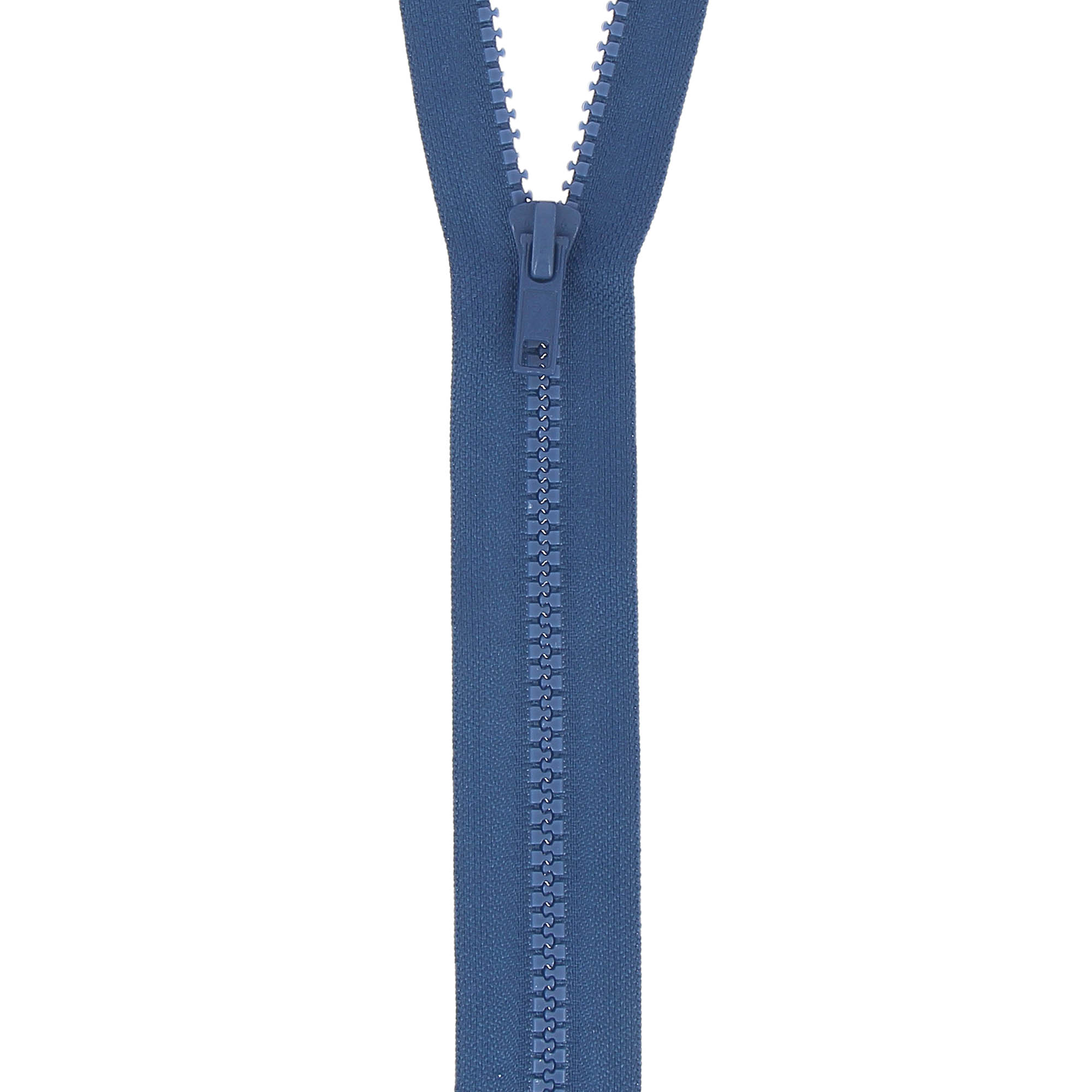 Chunky Open End Zip: 40cm: Mid Royal Blue - Milward - Groves and Banks