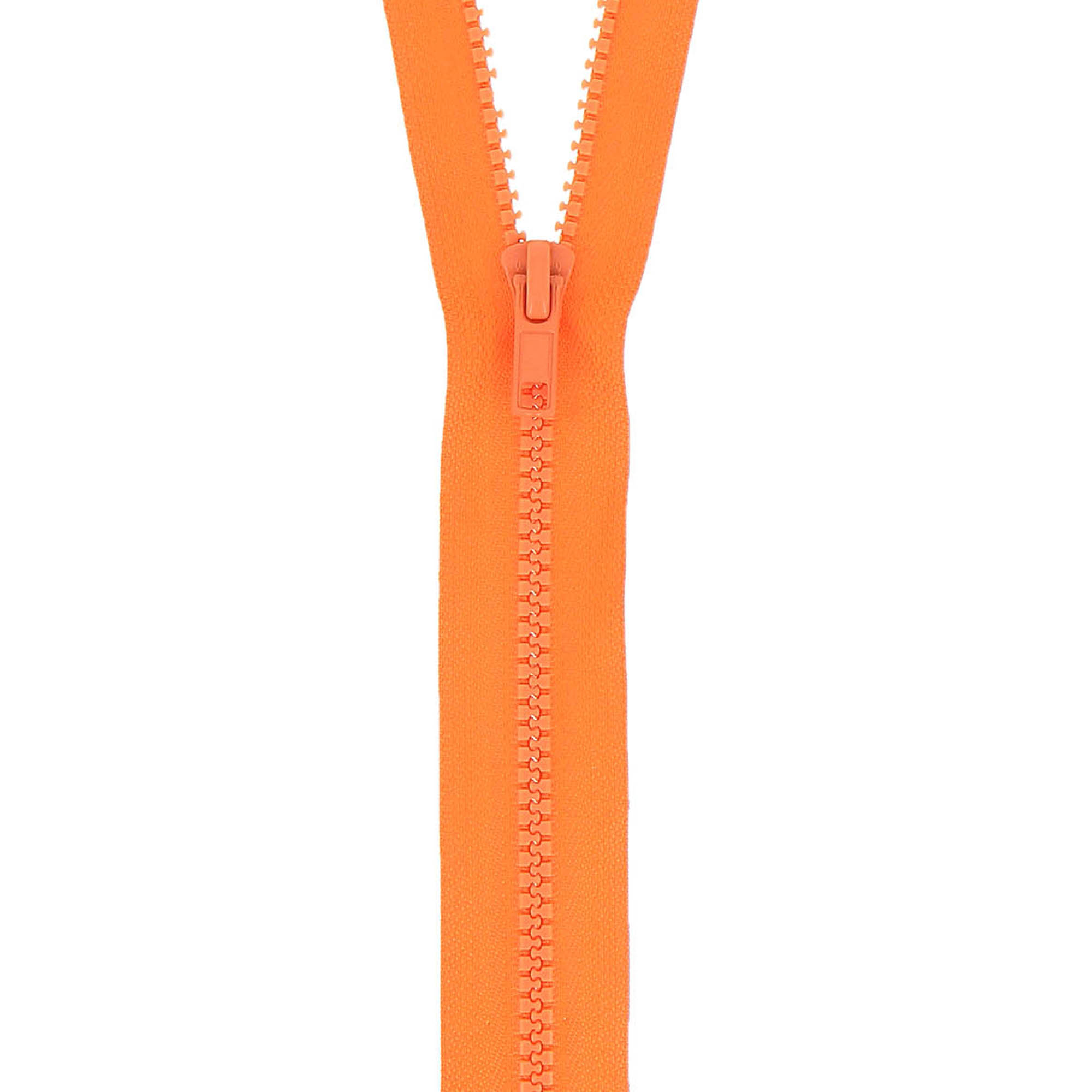 Chunky Open End Zip: 45cm: Orange - Milward Zips - Groves and Banks