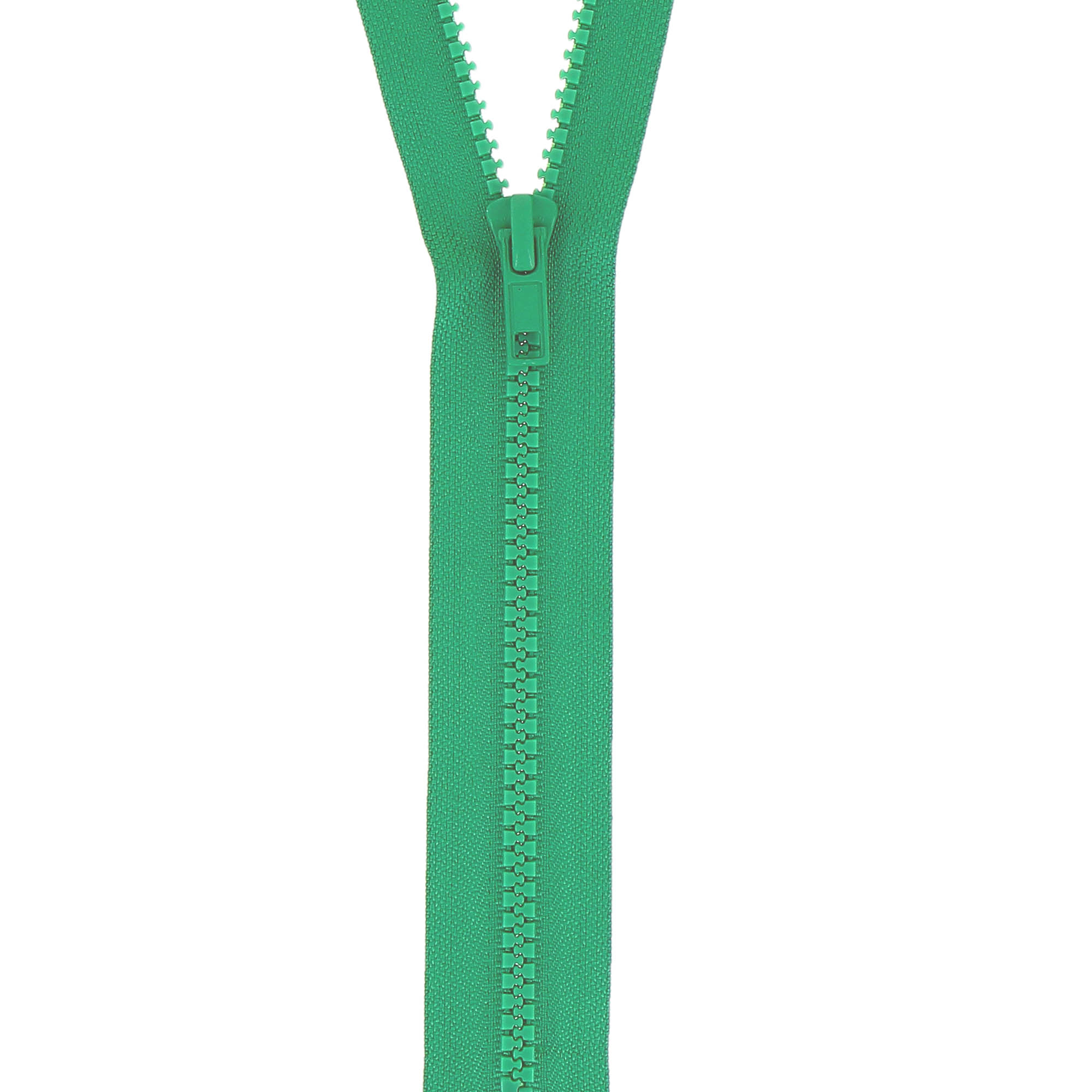 Chunky Open End Zip: 50cm: Emerald - Milward Zips - Groves and Banks