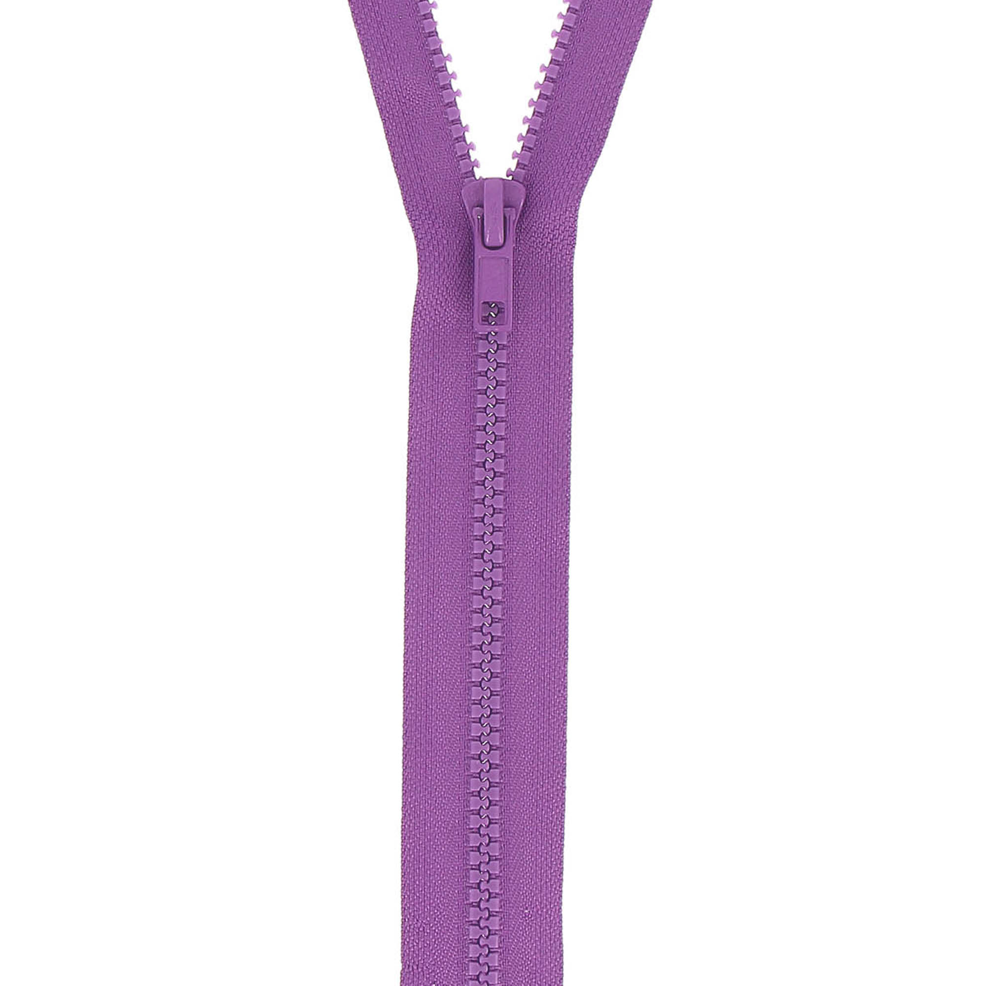 Chunky Open End Zip: 55cm: Mauve - Milward Zips - Groves and Banks