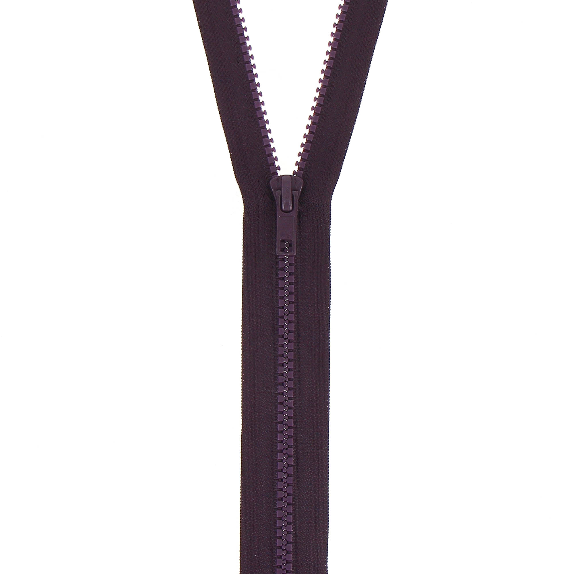Chunky Open End Zip: 55cm: Grape - Milward Zips - Groves and Banks