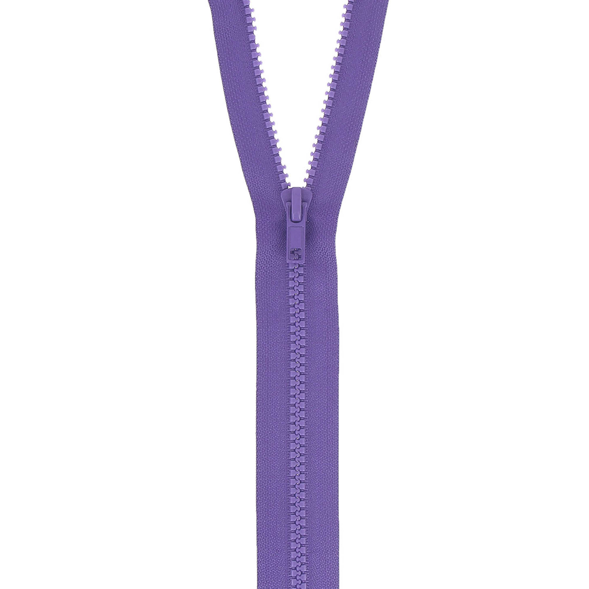 Chunky Open End Zip: 60cm: Deep Purple - Milward Zips - Groves and Banks