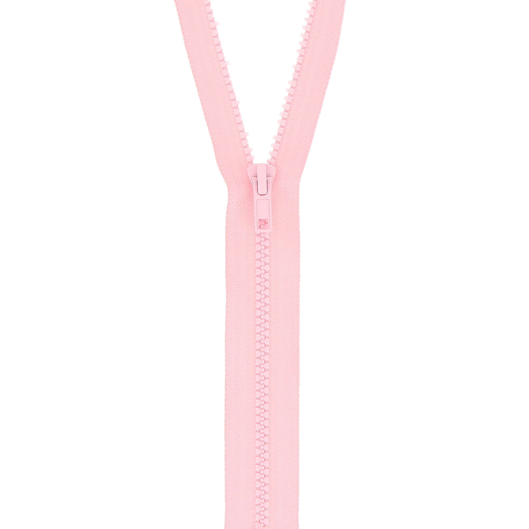 Chunky Open End Zip: 65cm: Light Pink - Milward Zips - Groves and Banks