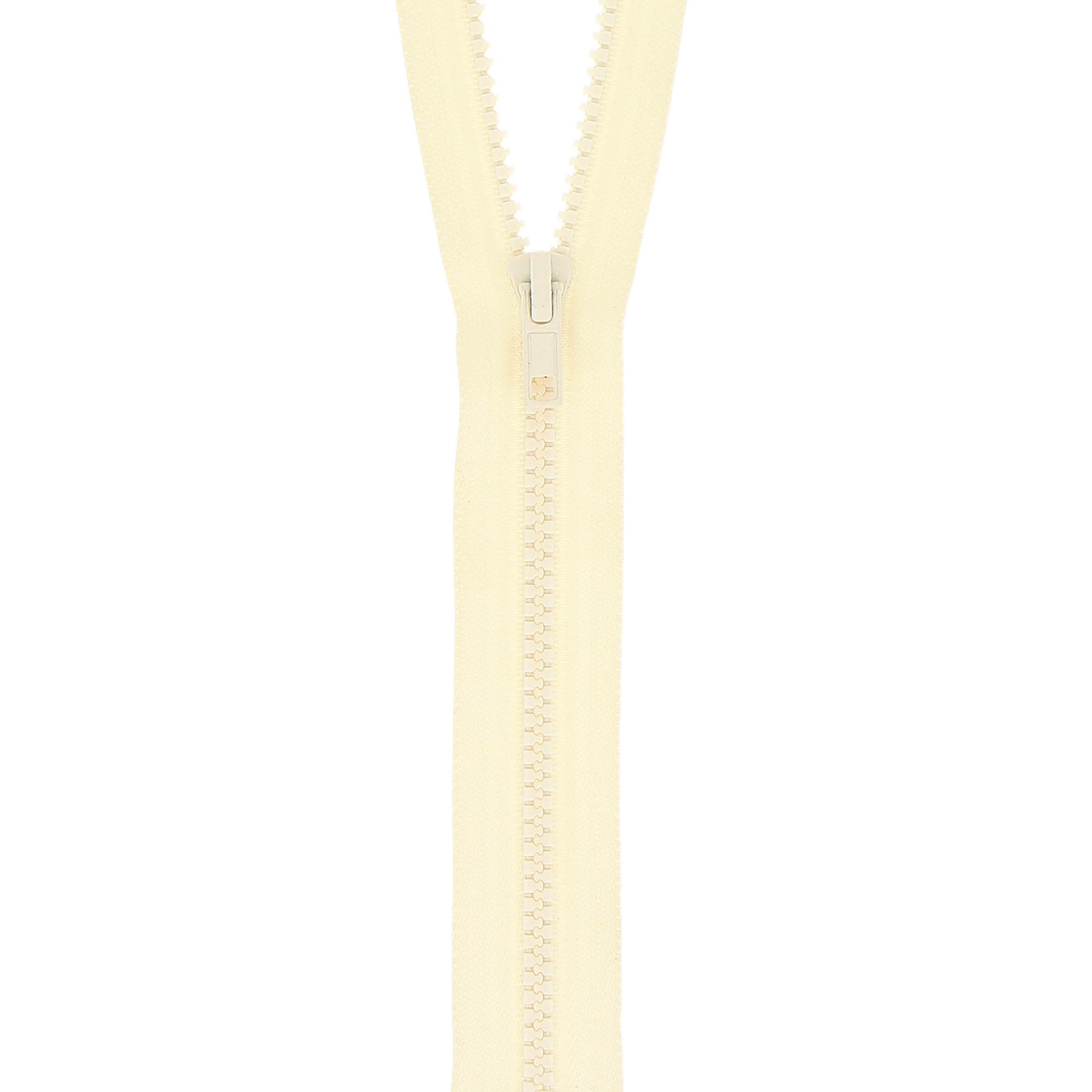 Chunky Open End Zip: 80cm: Beige - Milward Zips - Groves and Banks