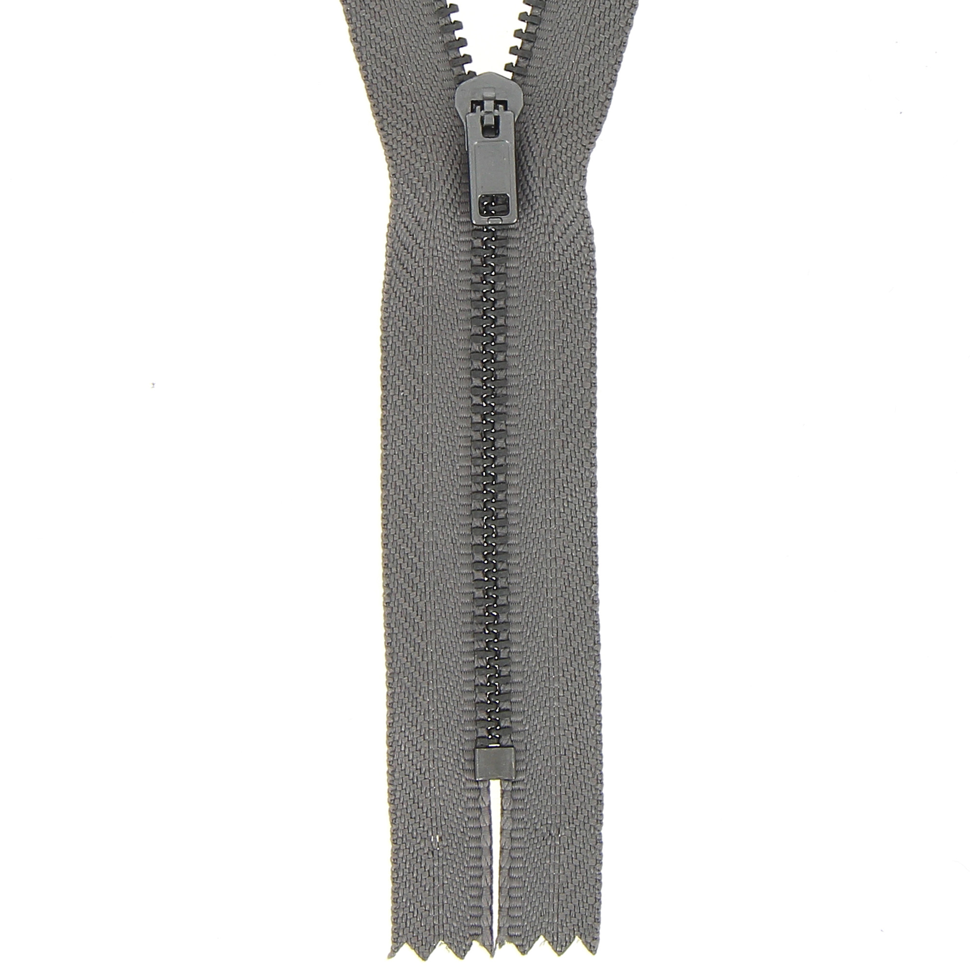 Metal Trouser Zip Closed End: 12cm: Dark Grey - Milward Zips - Groves ...