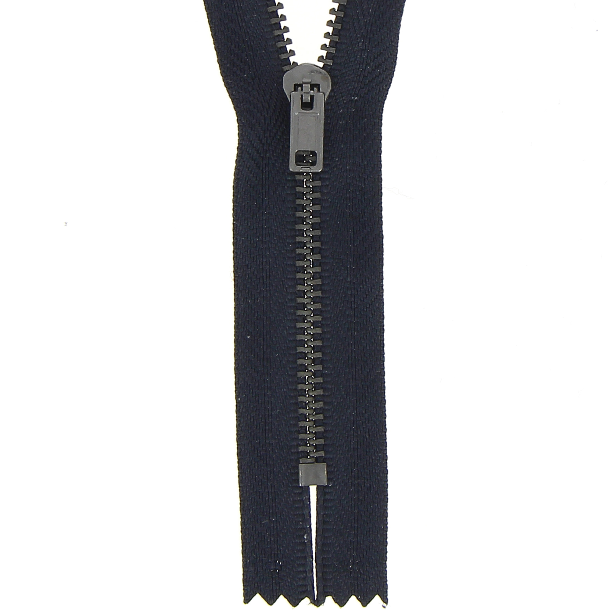 Metal Trouser Zip Closed End: 15cm: Dark Navy - Milward Zips - Groves ...