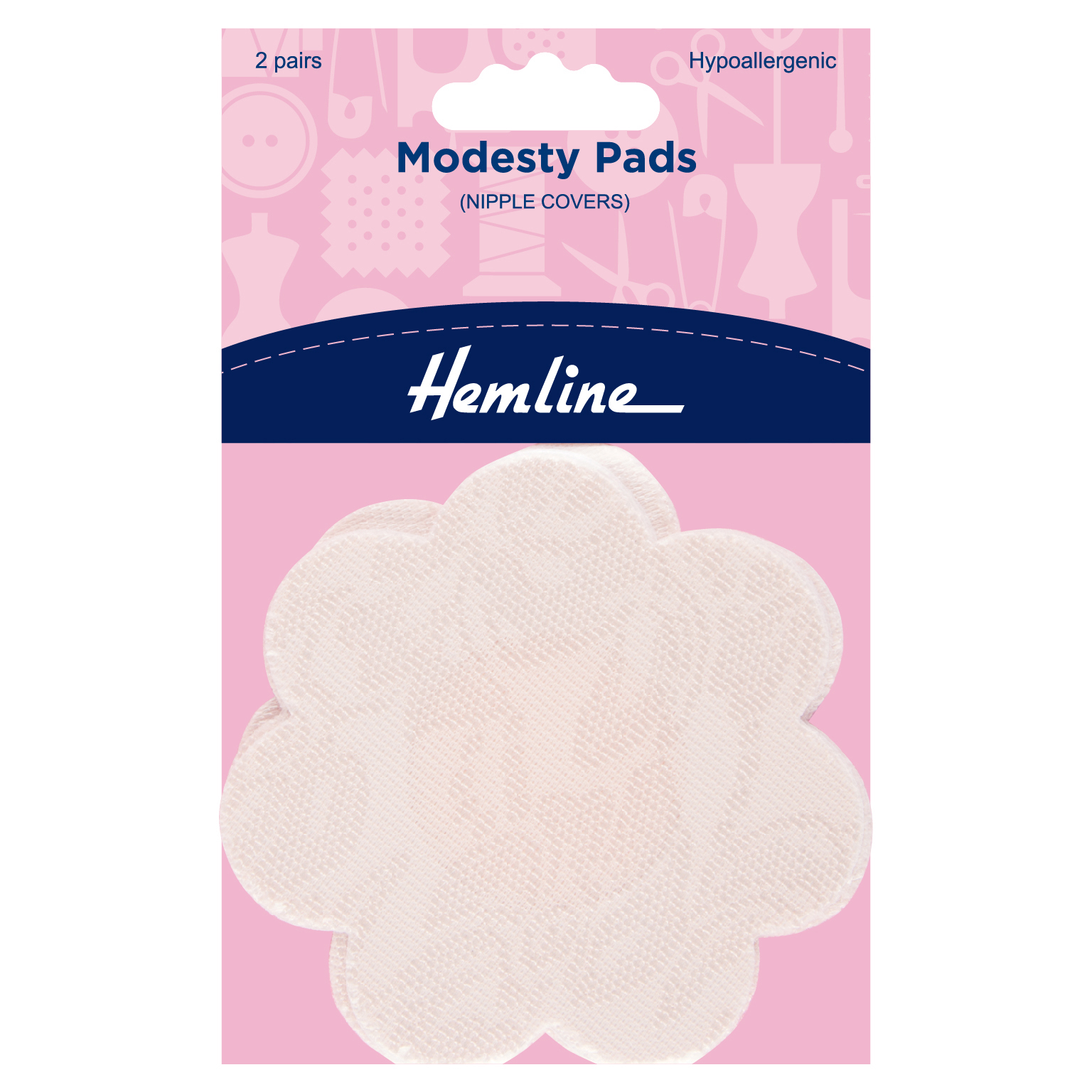 Flower-Shaped Modesty Pads - 2 pairs - Hemline - Groves and Banks