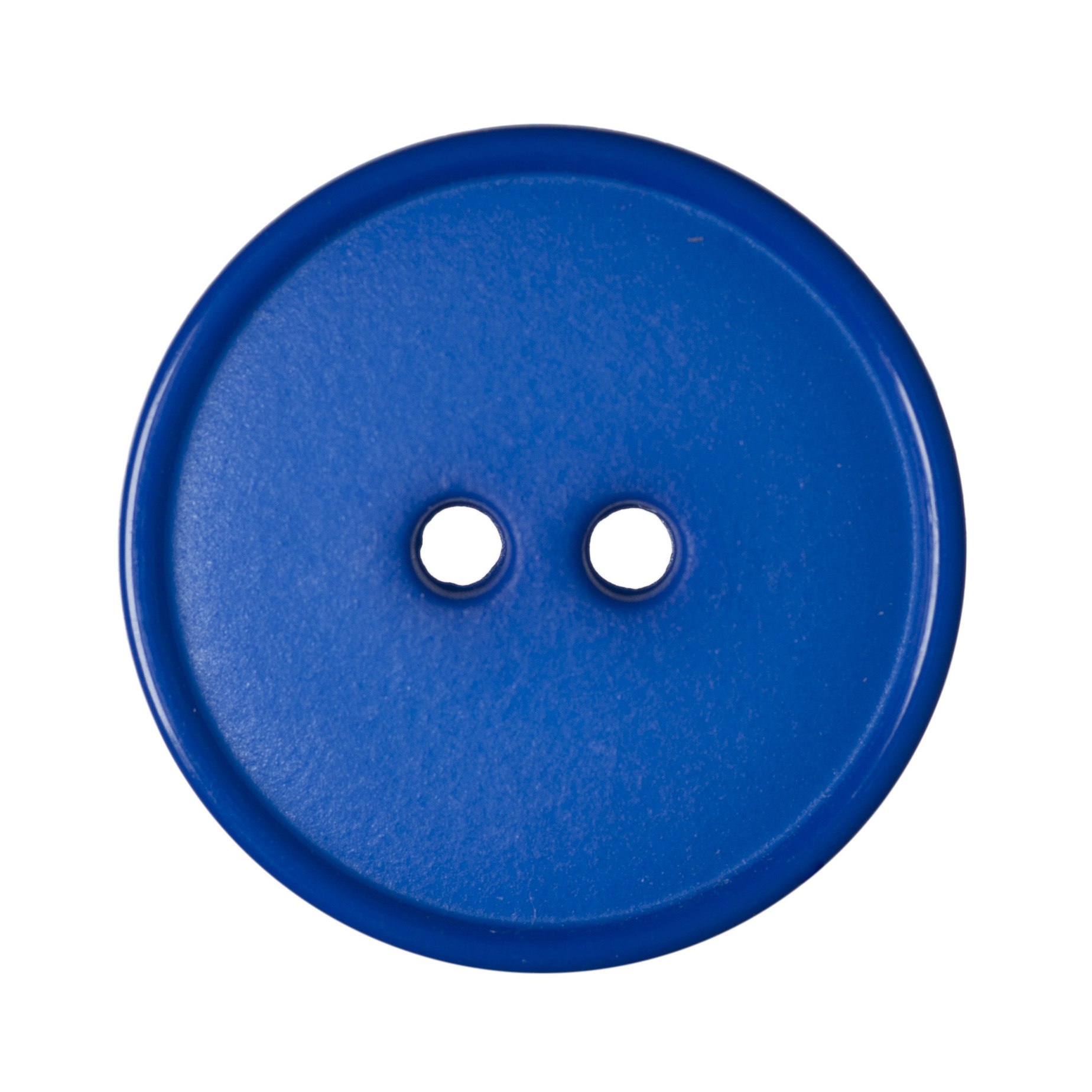 Buttons: Flat Top: Narrow Rim: 2-Hole: 20mm: Dark Blue - Trimits Loose ...