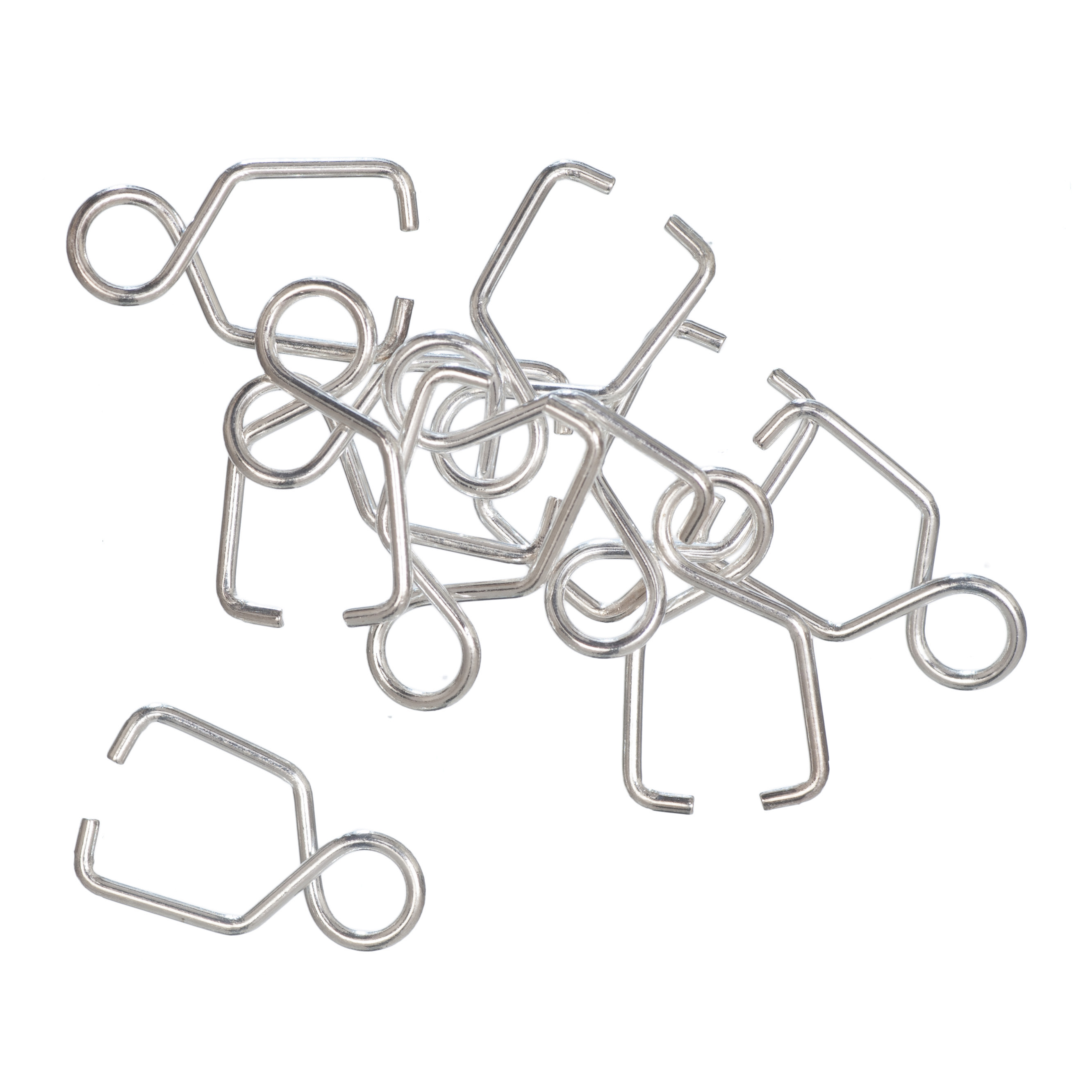 Deluxe: Bail with Loop: Silver Plated: 3 Packs of 10 - Trimits - Groves ...