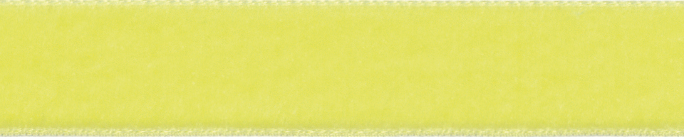 Ribbon: Velvet: 5m x 22mm: Citron - Berisfords - Groves and Banks