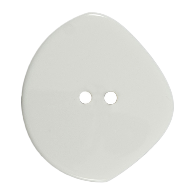Button: 38mm: Oval: 2 Hole: Cream - Trimits Loose Buttons - Groves and ...