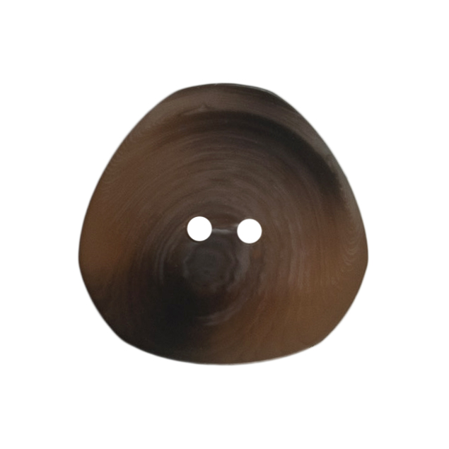 Button: 28mm: Matte Tortoiseshell: Rounded Triangle: 2 Hole - Trimits ...