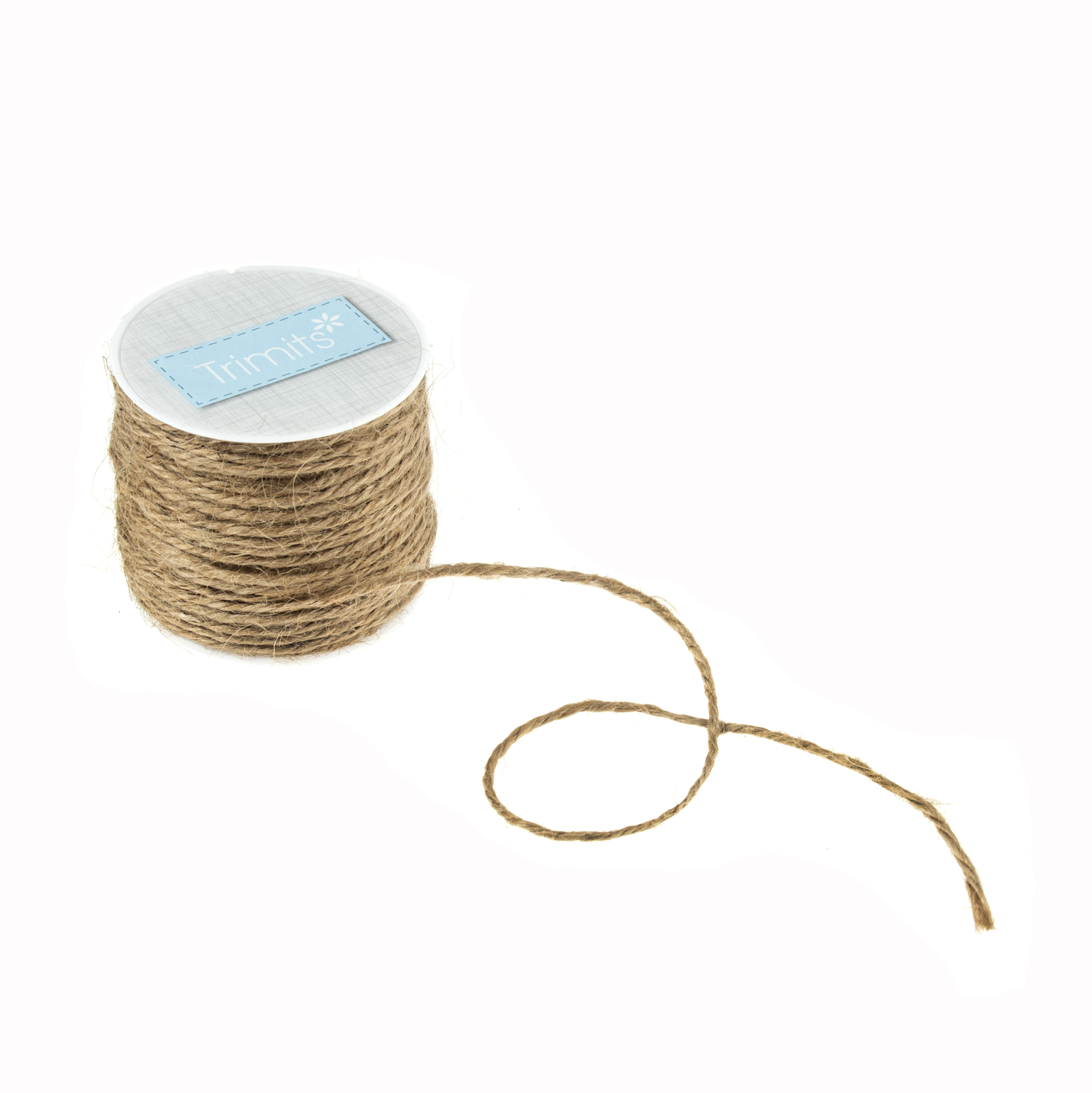 Trim: Jute String: 20m x 2mm: Natural - Trimits - Groves and Banks