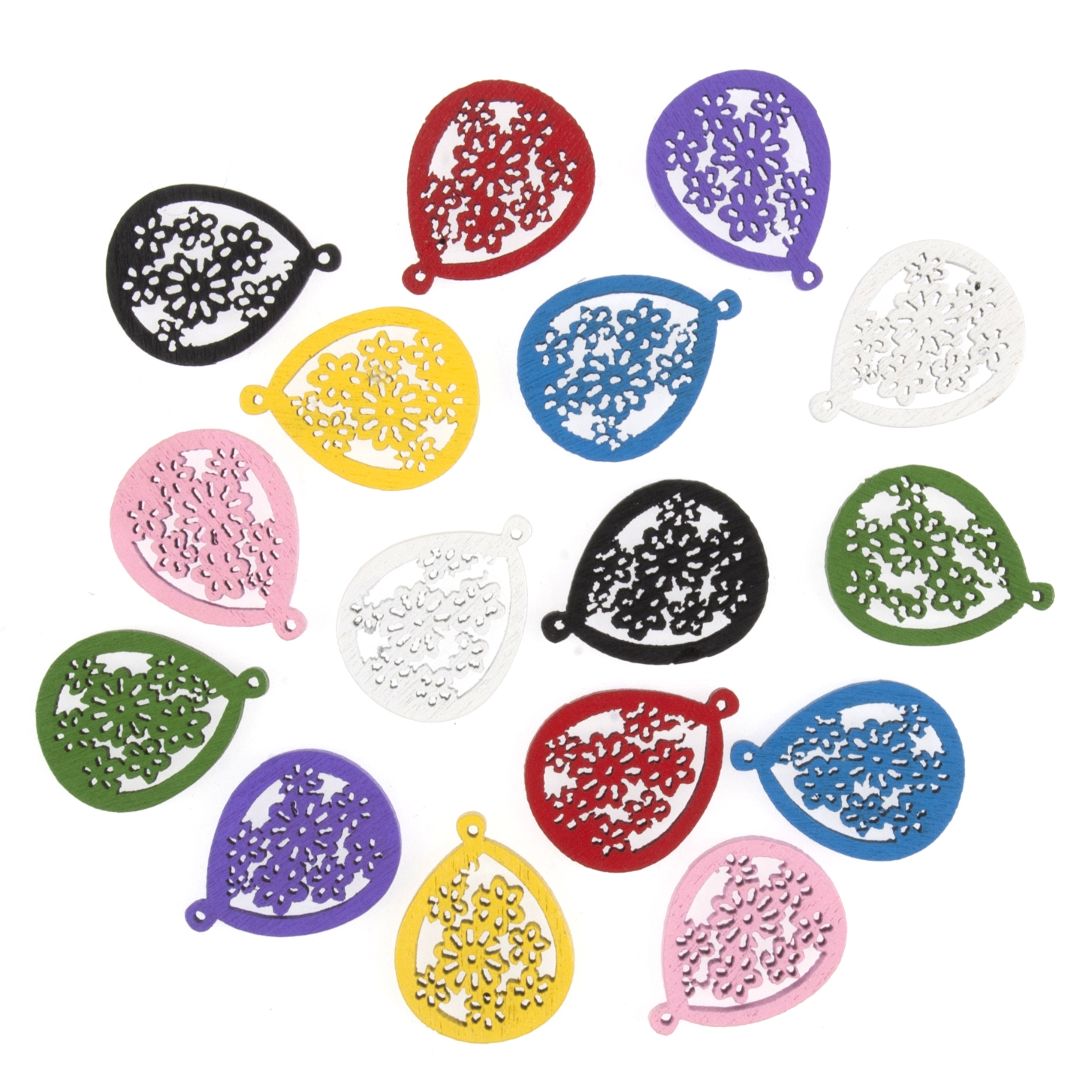 Craft Embellishments: Filigree Balloons: Pack of 16 - Trimits - Craft ...