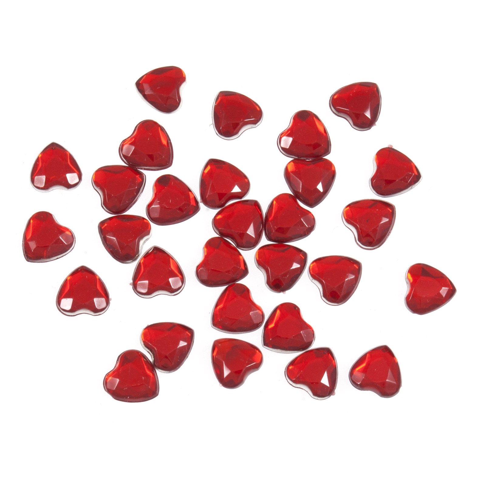 Red Mirror Hearts: Pack of 100 - Trimits - Craft for Occasions - Groves ...