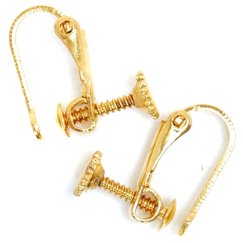 Ear Screws: Gold Plated: Packs of 2 - Trimits - Groves and Banks