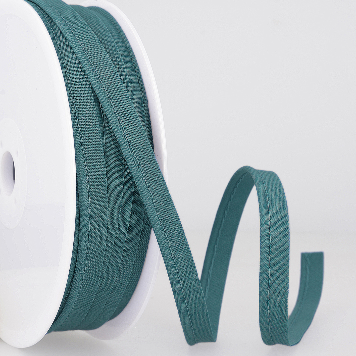 Trim: Piping: Flanged: 25m x 2mm: Teal - Stephanoise - Groves and Banks