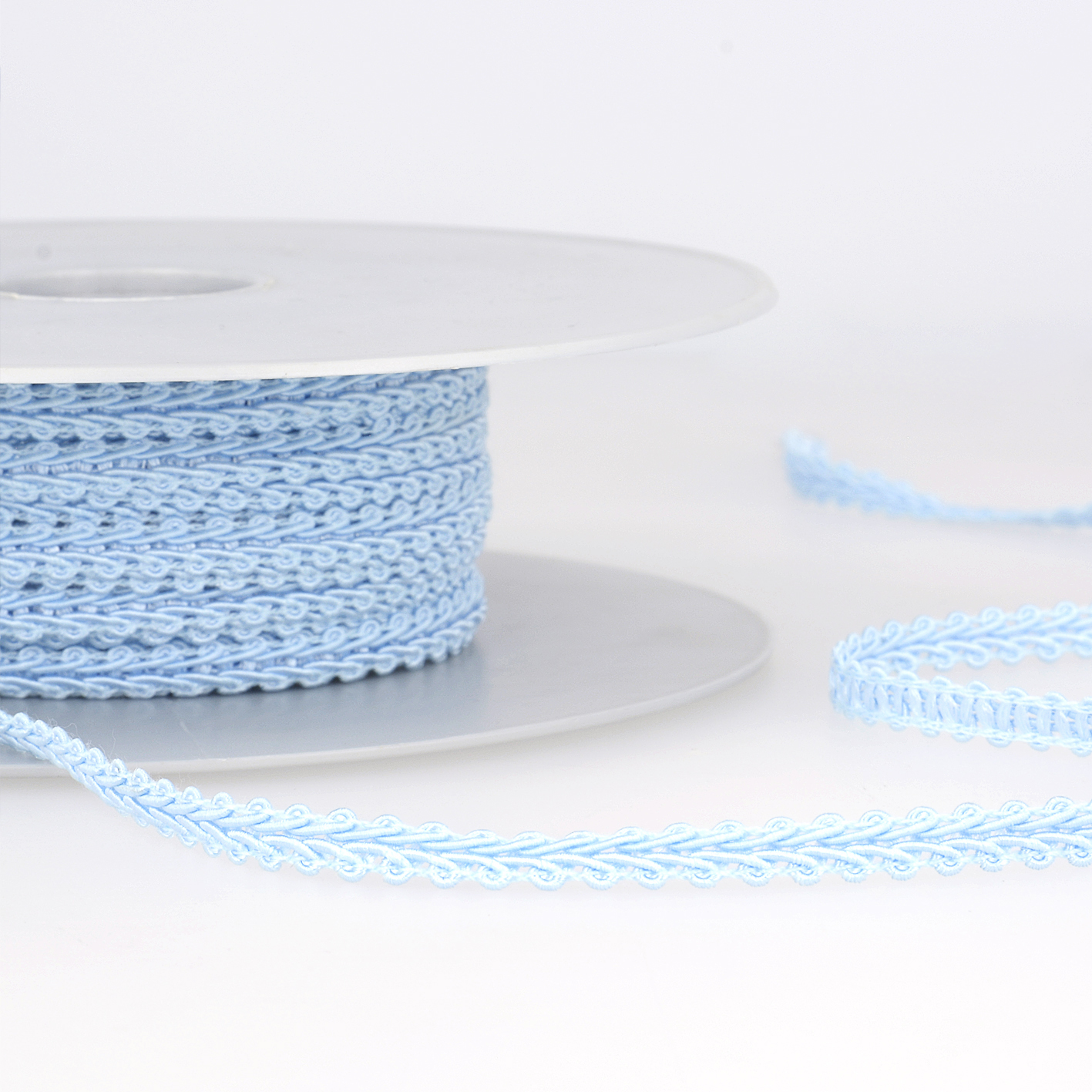 Trim: Gimp Braid: Small: 25m x 6mm: Light Blue - Stephanoise - Groves ...