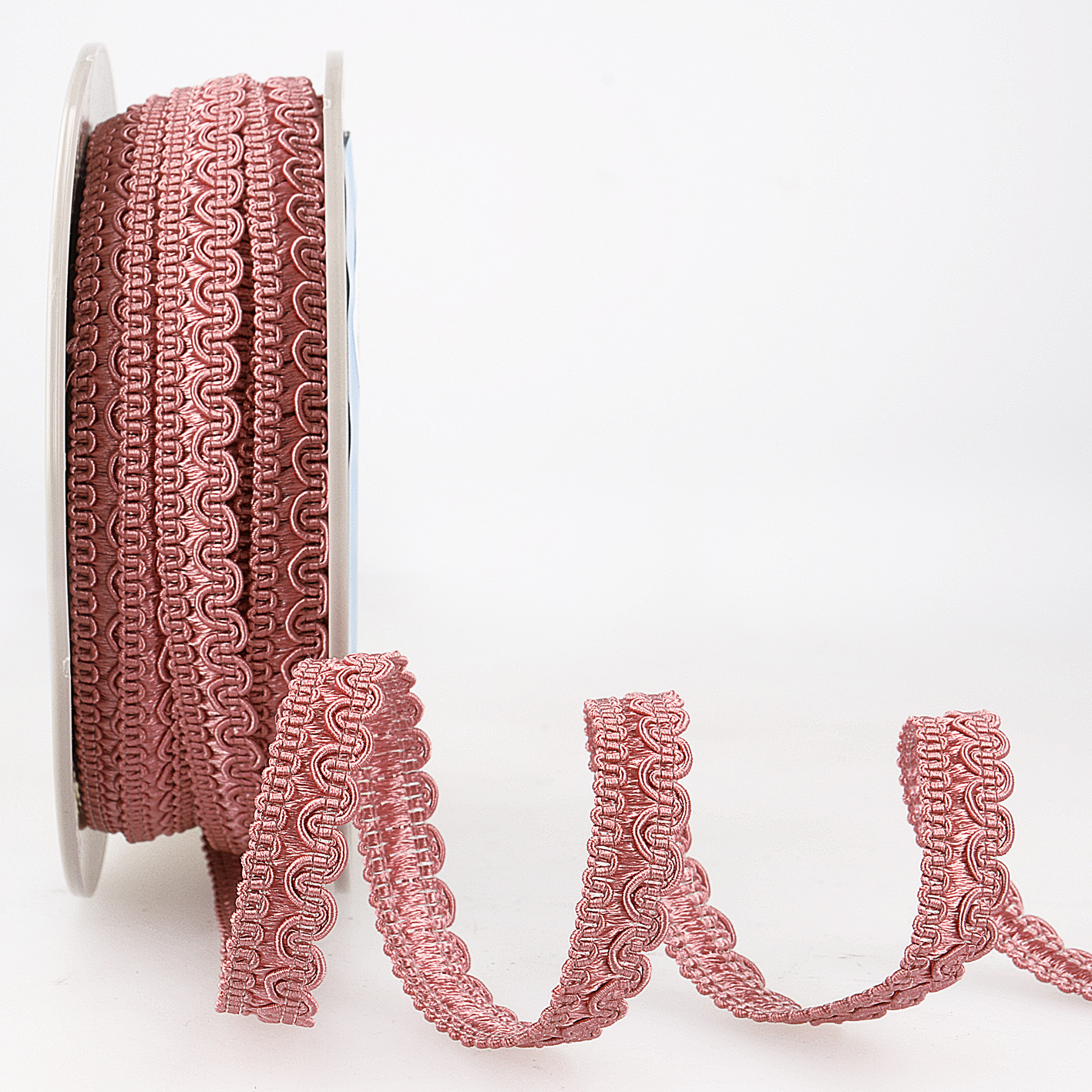 Trim: Braid: Rayon: 25m x 11mm: Antique Pink - Stephanoise - Groves and ...