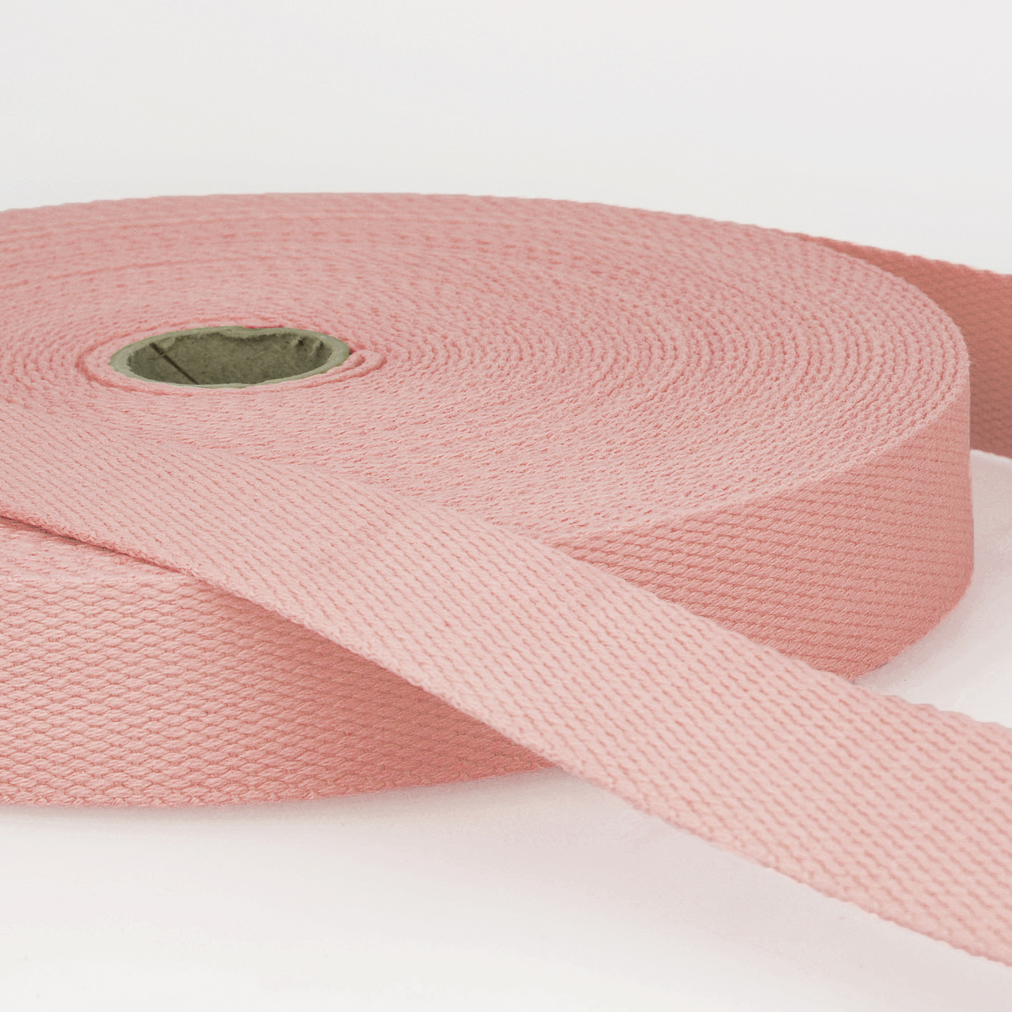 Trim: Webbing: Cotton: 20m x 30mm: Light Pink - Stephanoise - Groves ...