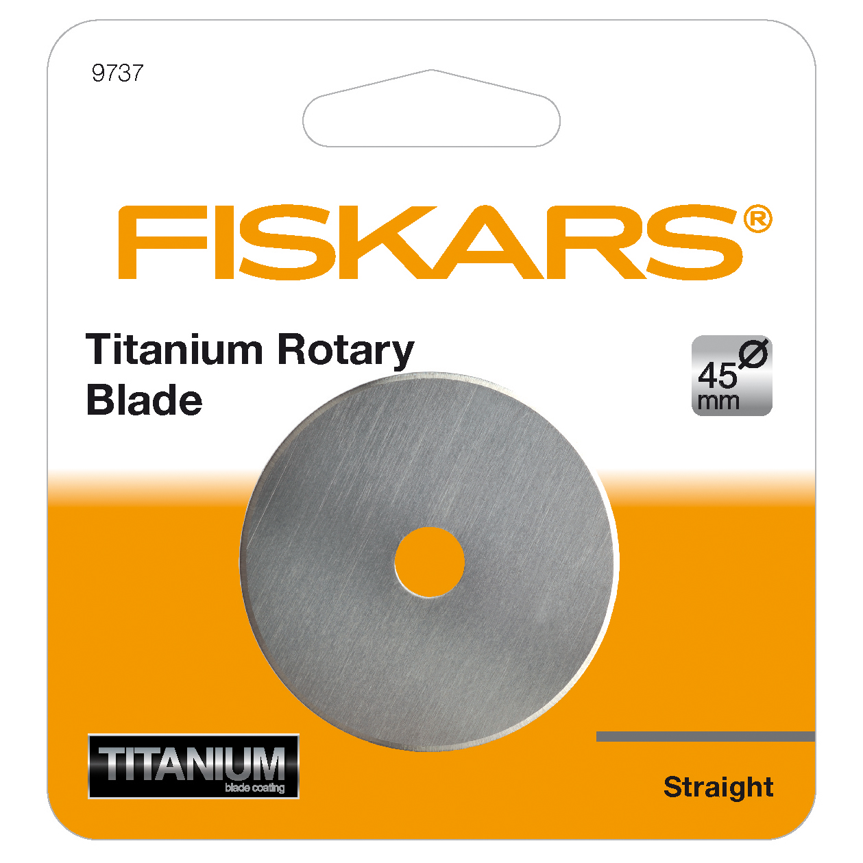 Rotary Blade: Titanium: Straight: 45mm - Fiskars - Groves and Banks