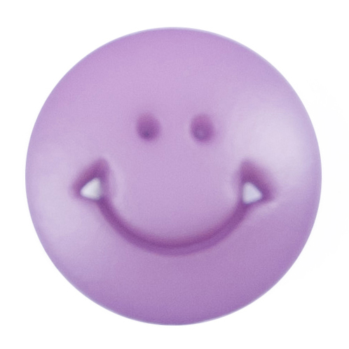Buttons: Smiley Face: 12mm: Lilac - Trimits Loose Buttons - Groves and ...