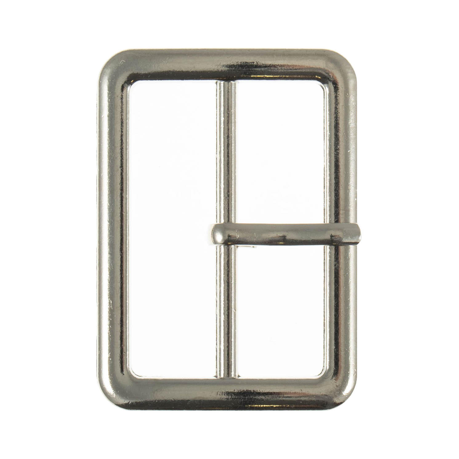 Buckle: Rounded Rectangle: 40mm: Silver - Trimits Loose Buttons ...