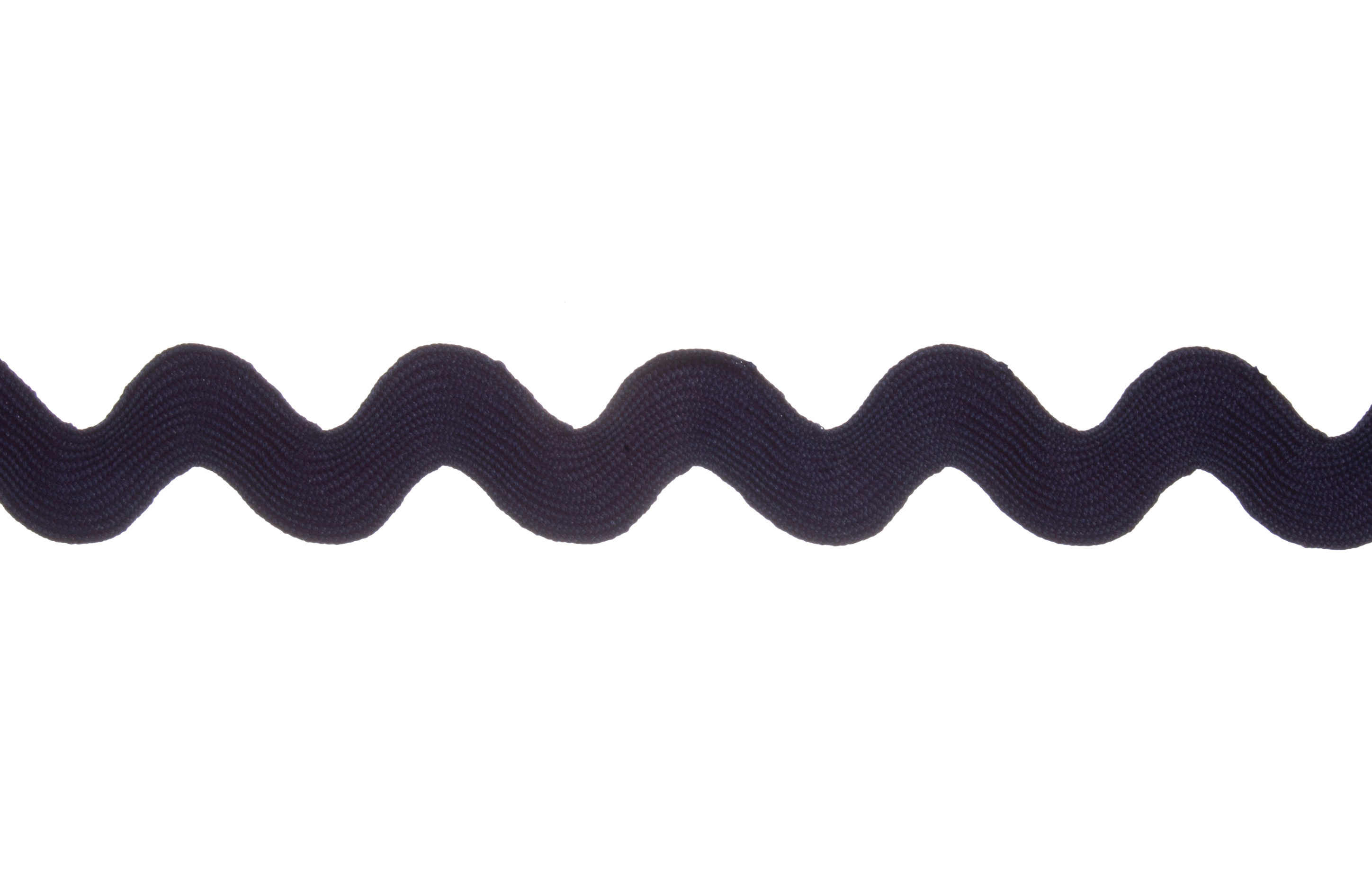 Trim: Ric Rac: Polyester: 25m x 22mm: Navy - Essential Trimmings ...