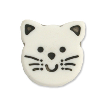 Buttons: Kitten: 14mm: Matt White - Trimits Loose Buttons - Groves and ...
