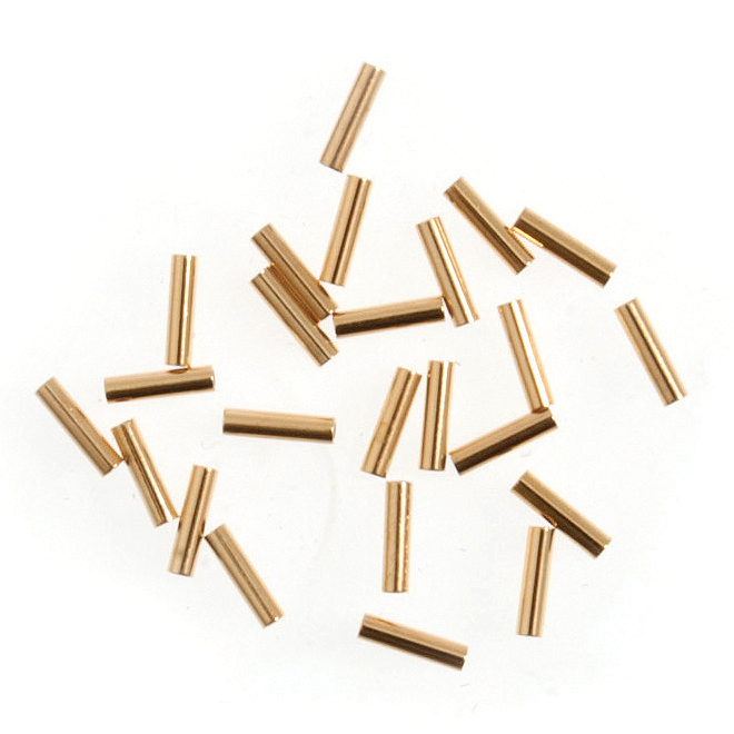 Deluxe: Tube Spacers: Gold Plated: 3 Packs of 50 - Trimits - Groves and ...